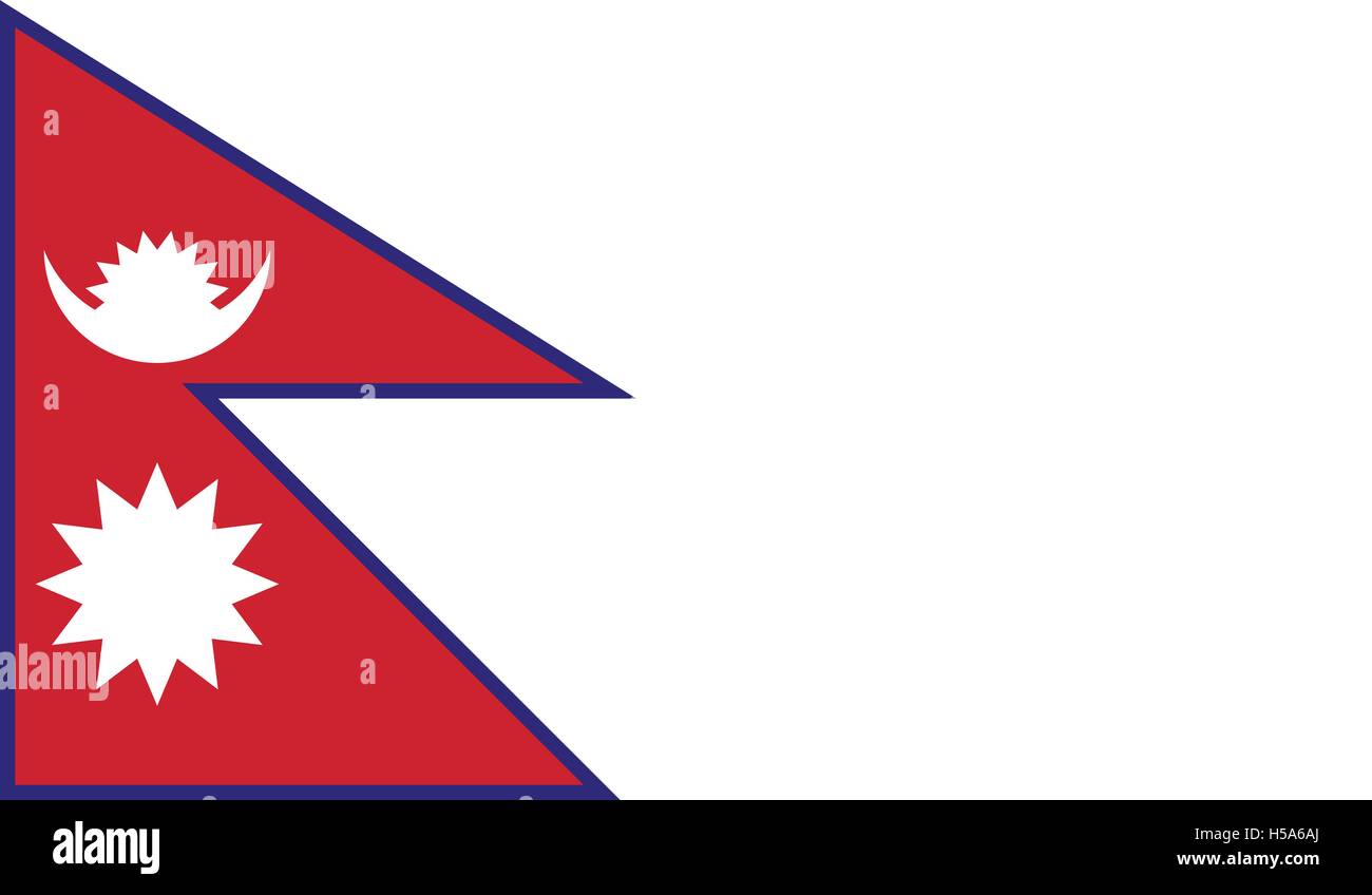 Nepal flag image Stock Vector Image & Art - Alamy