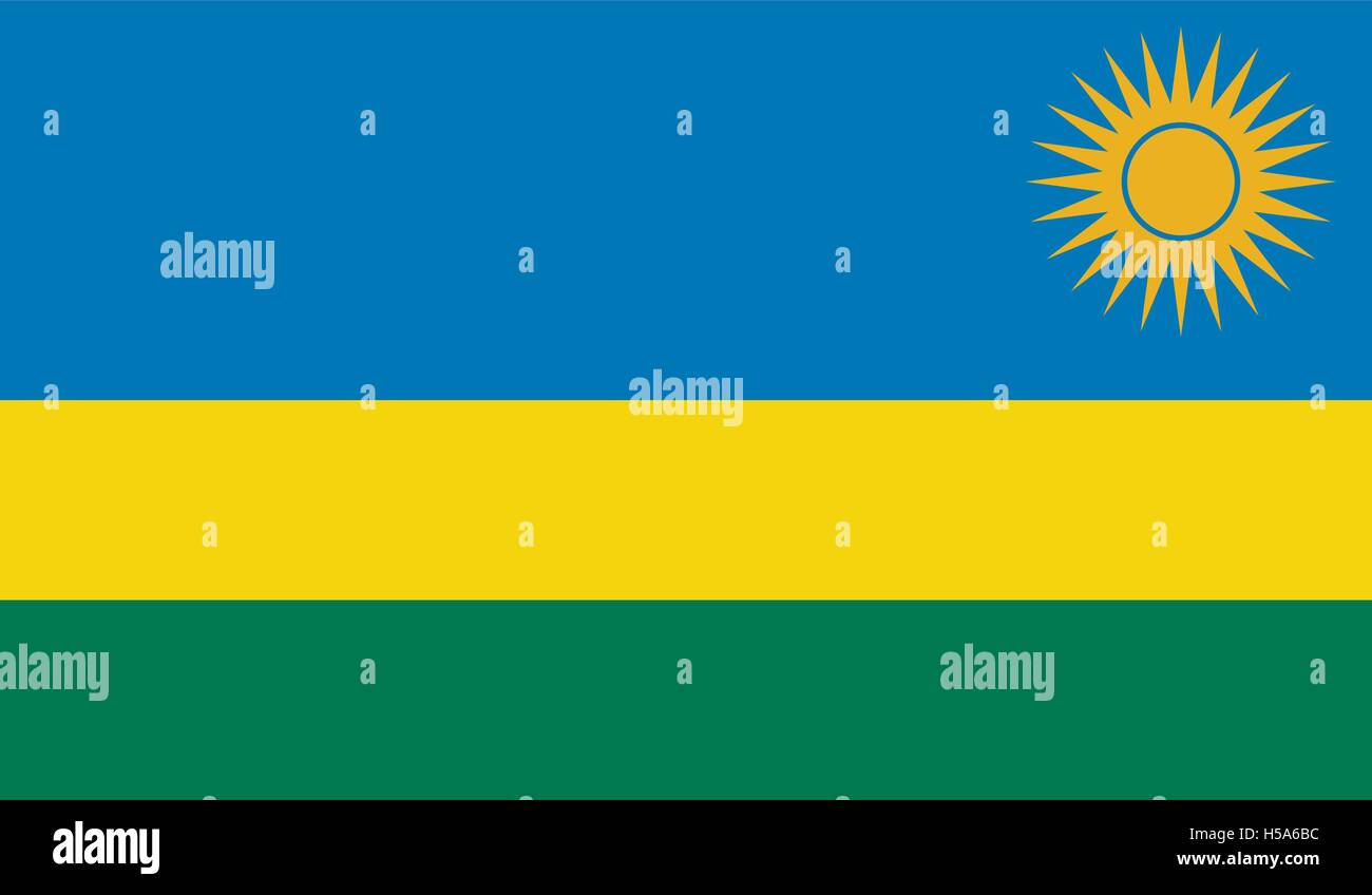 Rwanda flag waving kigali hi-res stock photography and images - Alamy