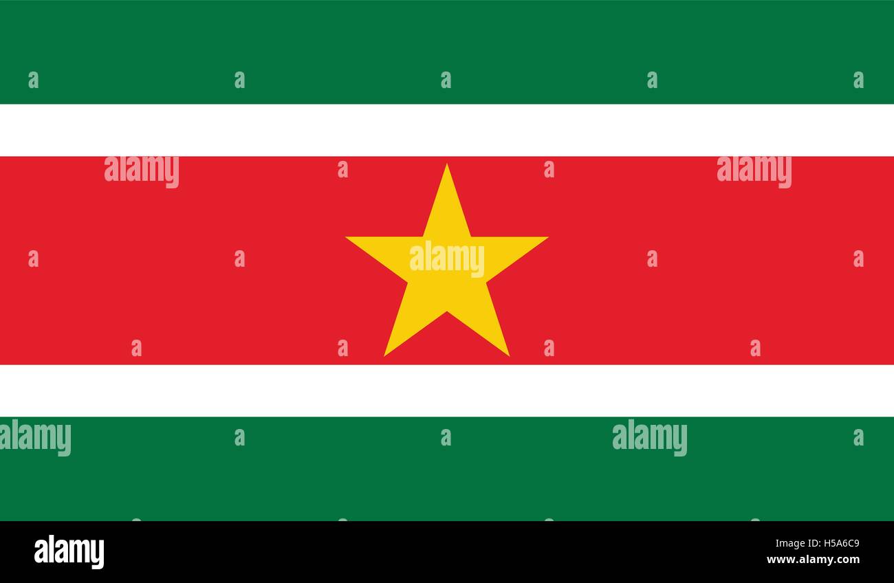 Surinam flag image Stock Vector Image & Art - Alamy