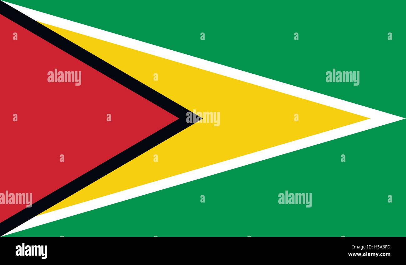 Guyana flag image Stock Vector Image & Art - Alamy