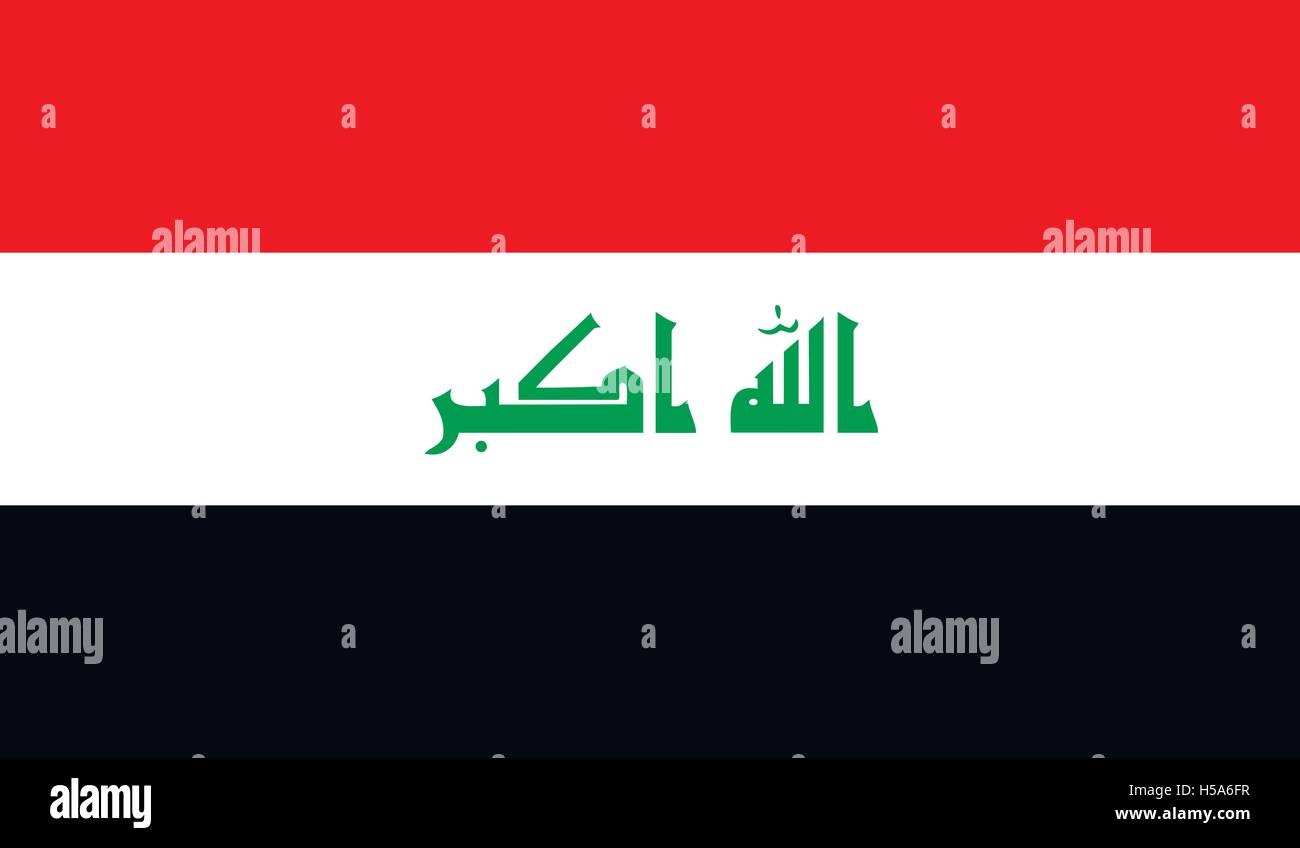 Irak flag image Stock Vector Image & Art - Alamy