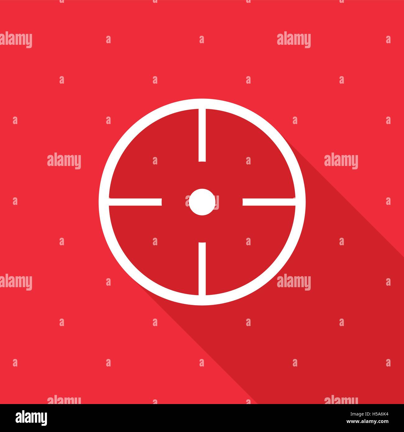 Paintball aim icon, flat style Stock Vector Image & Art - Alamy