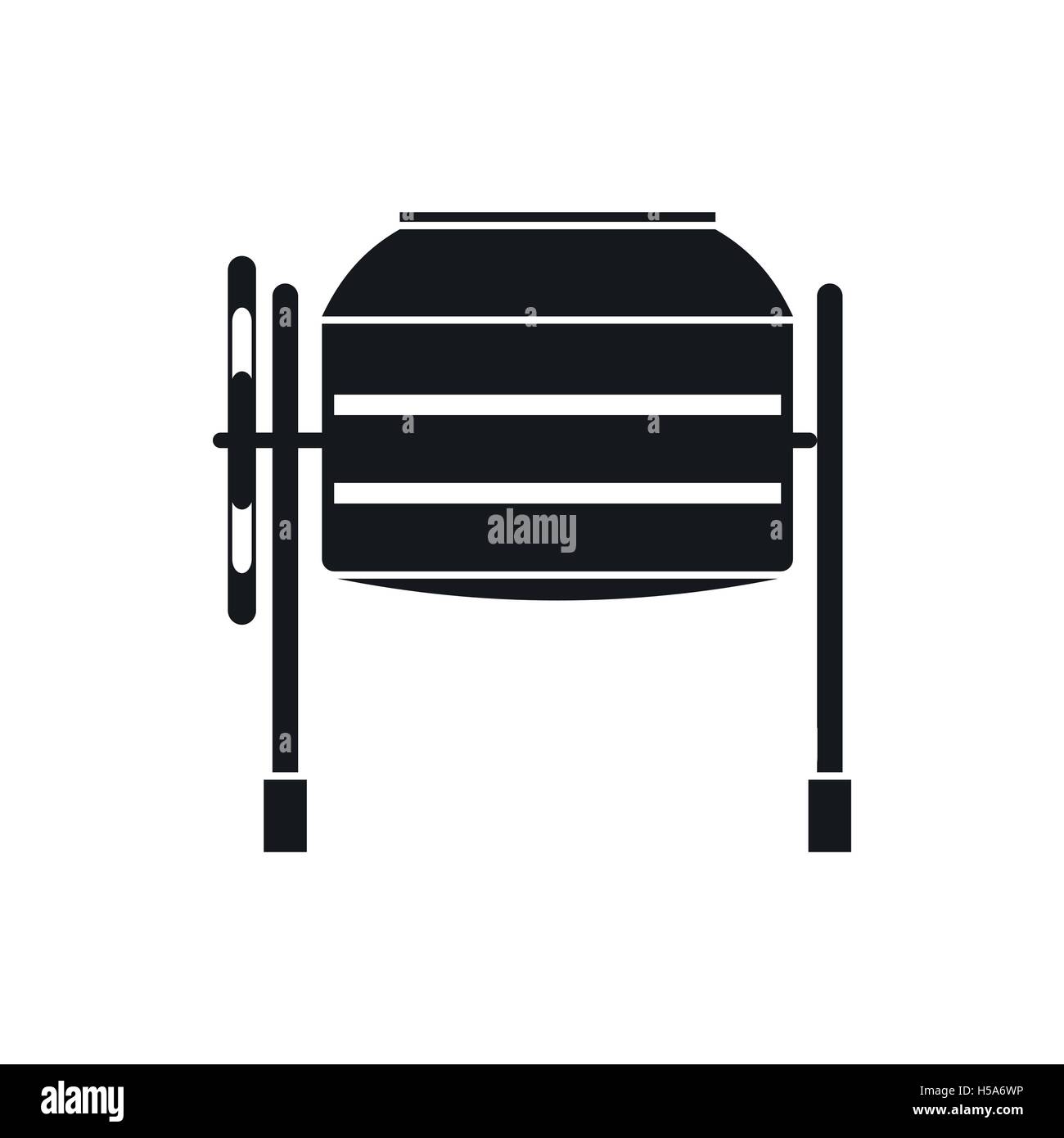 Concrete mixer icon, simple style Stock Vector Image & Art - Alamy