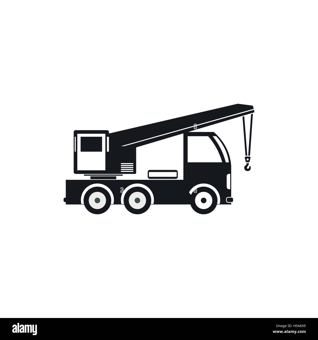 Truck mounted crane icon, simple style Stock Vector Image & Art - Alamy Truck mounted crane icon, simple style Stock Vector Image & Art - Alamy