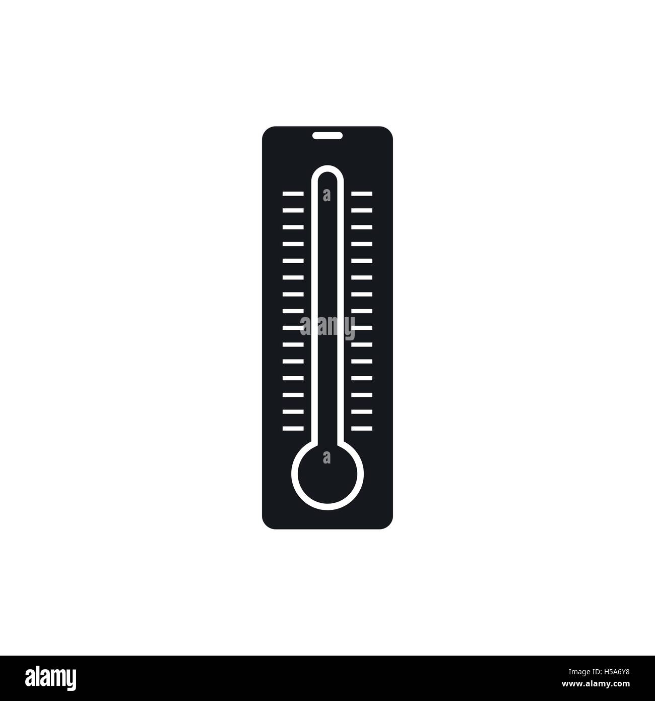 Thermometer icon, simple style Stock Vector Image & Art - Alamy