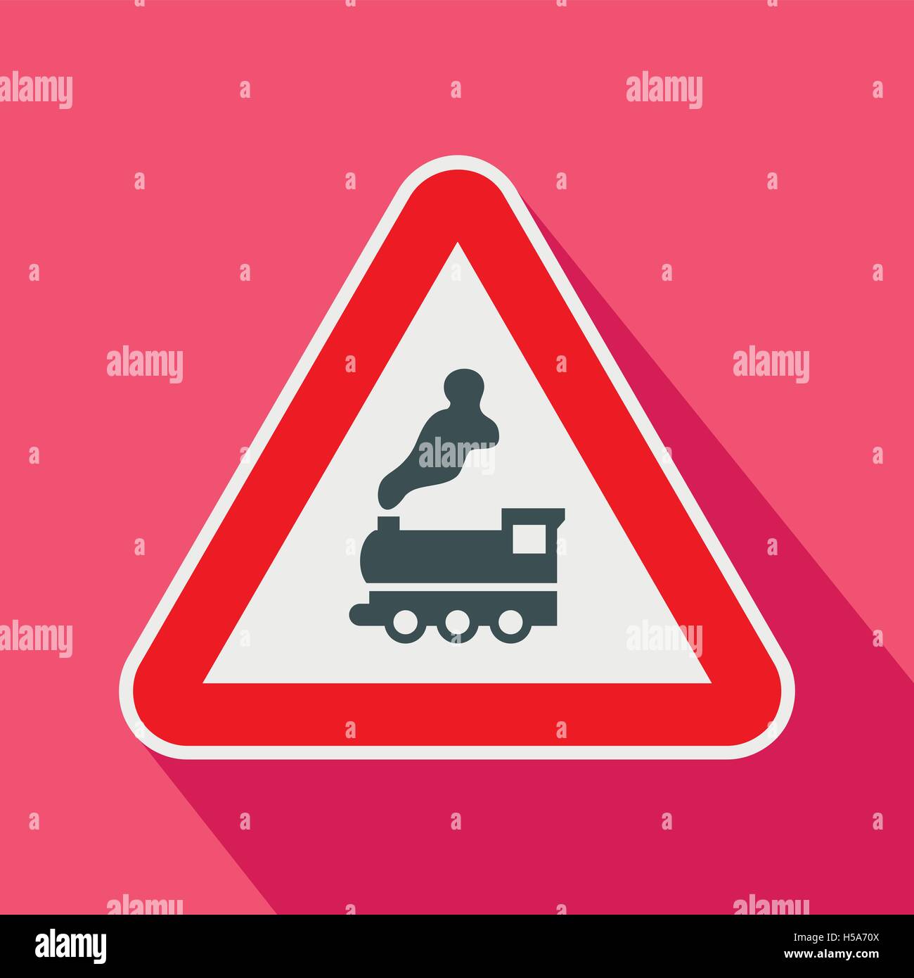 Black and red steam locomotive Stock Vector Images - Alamy