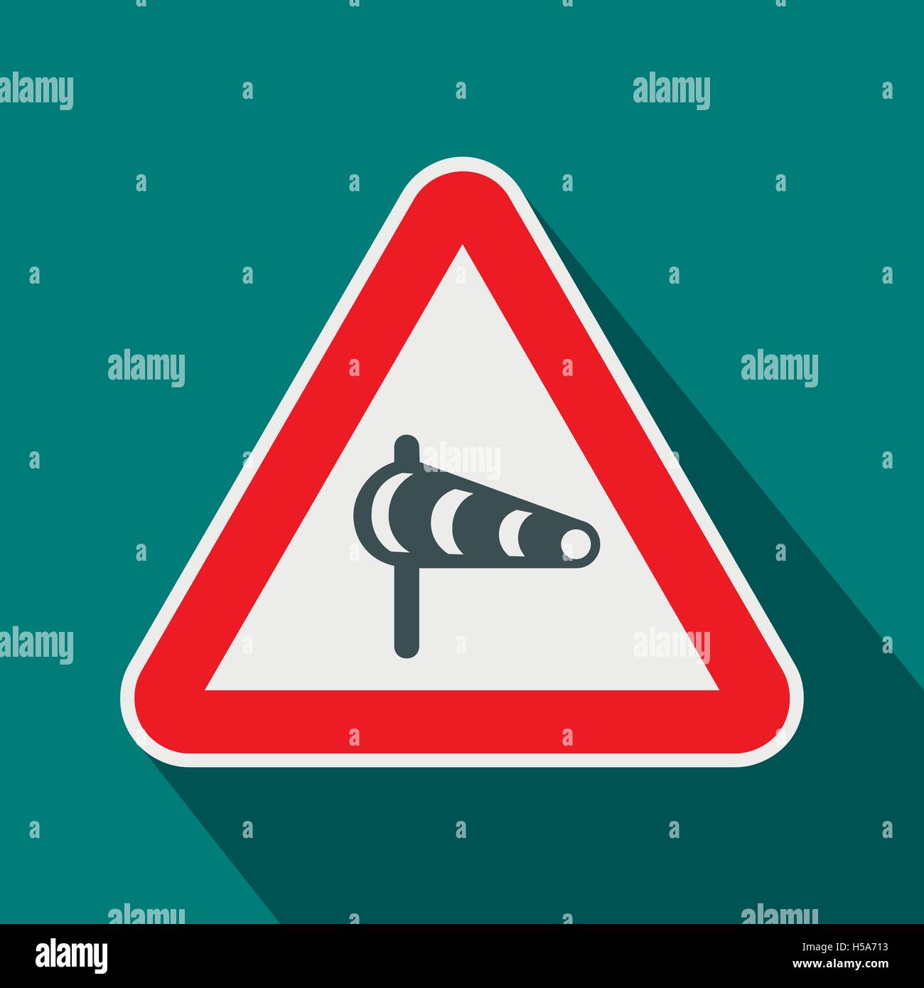 Side wind road sign warning hi-res stock photography and images - Alamy