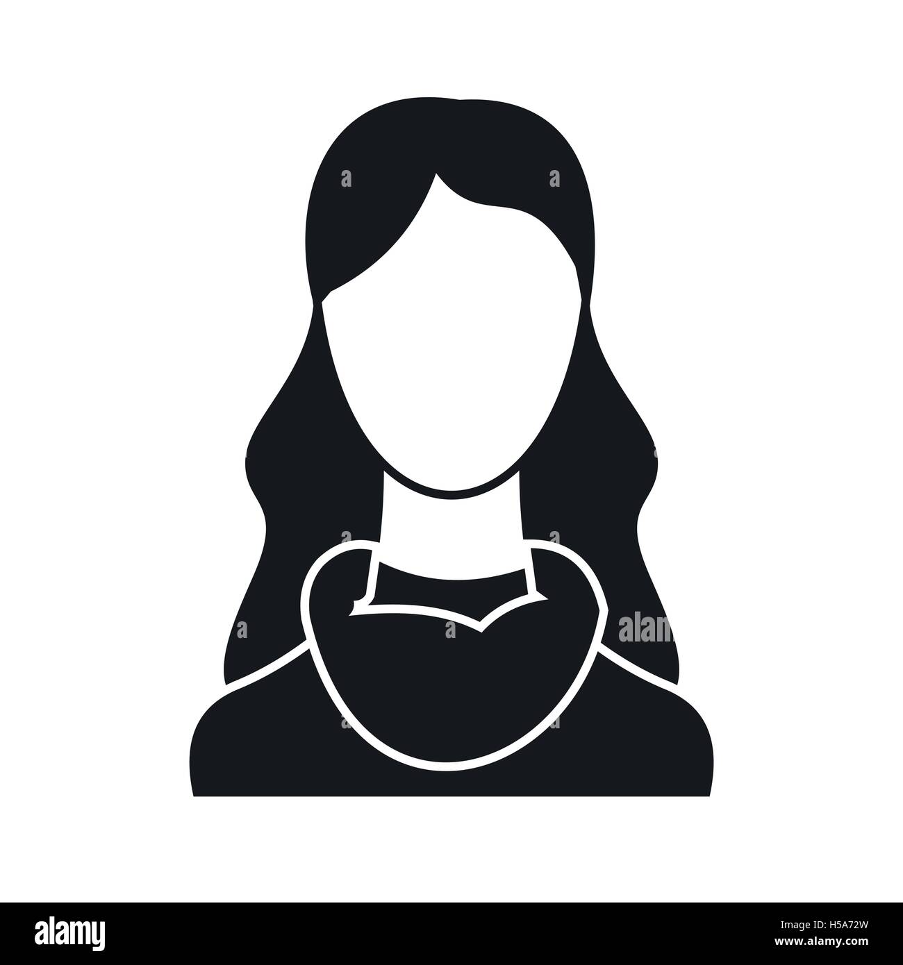 Woman icon, simple style Stock Vector Image & Art - Alamy