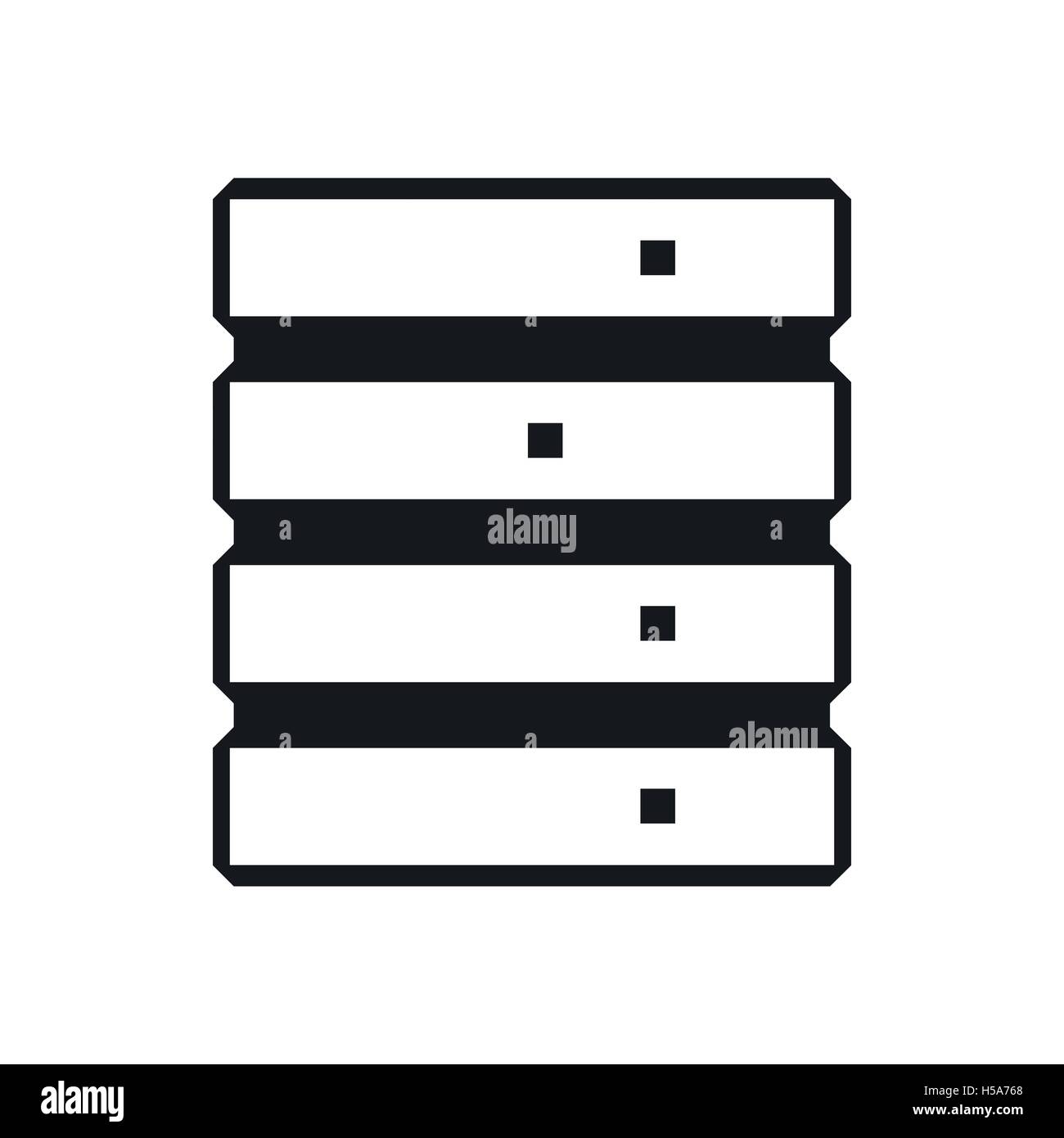 Database icon, simple style Stock Vector Image & Art - Alamy