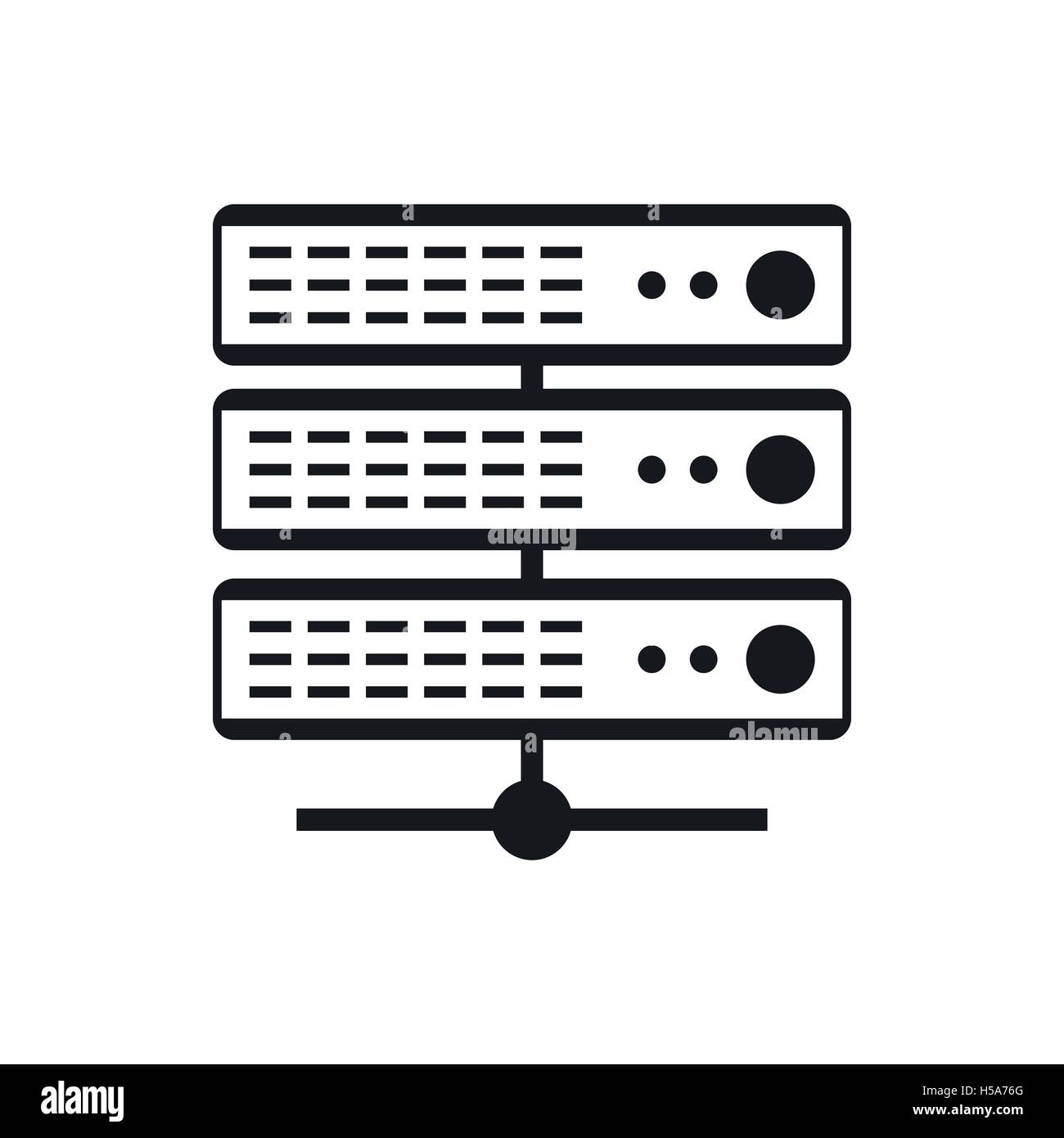 Servers icon, simple style Stock Vector Image & Art - Alamy