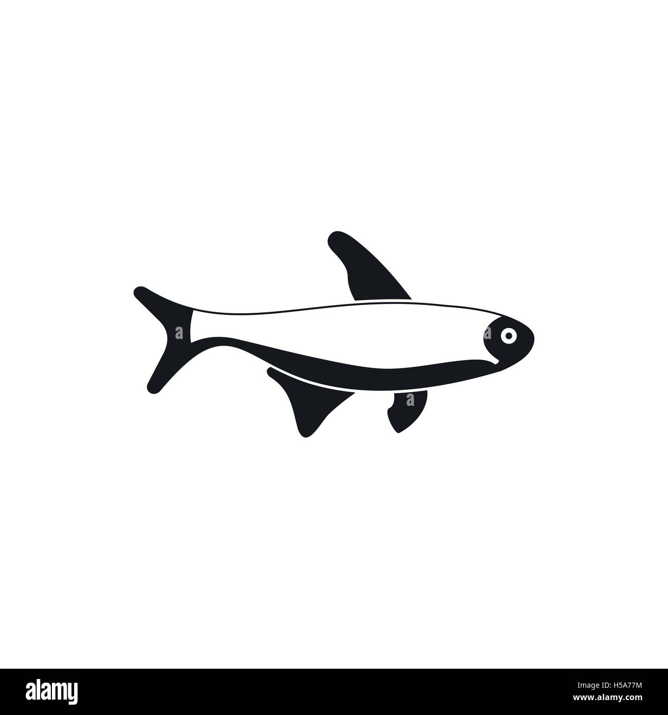 Fish icon, simple style Stock Vector Image & Art - Alamy