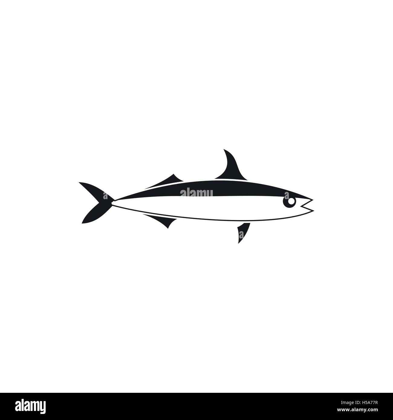 Fish icon, simple style Stock Vector Image & Art - Alamy