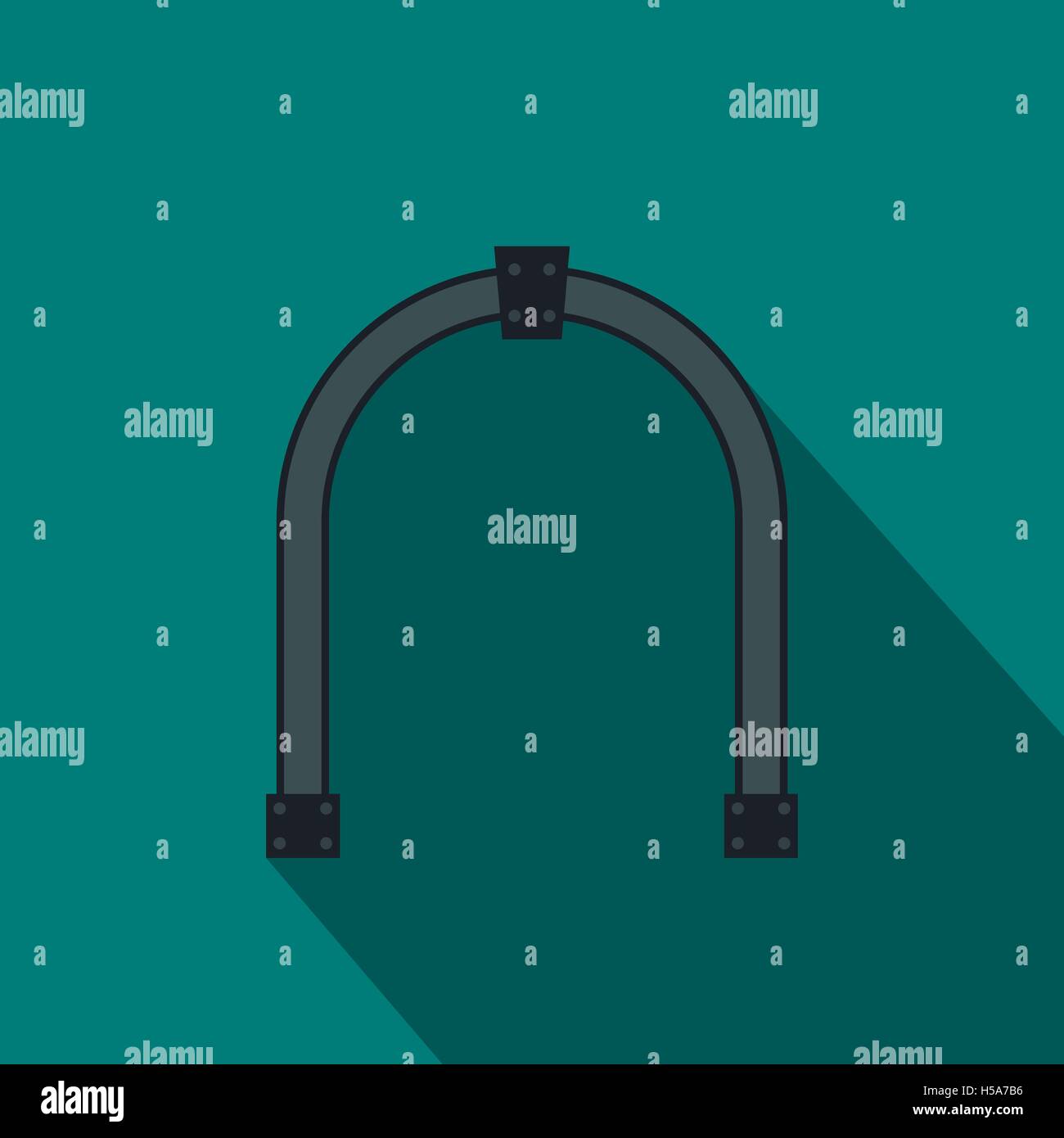 Steel arch icon, flat style Stock Vector Image & Art - Alamy