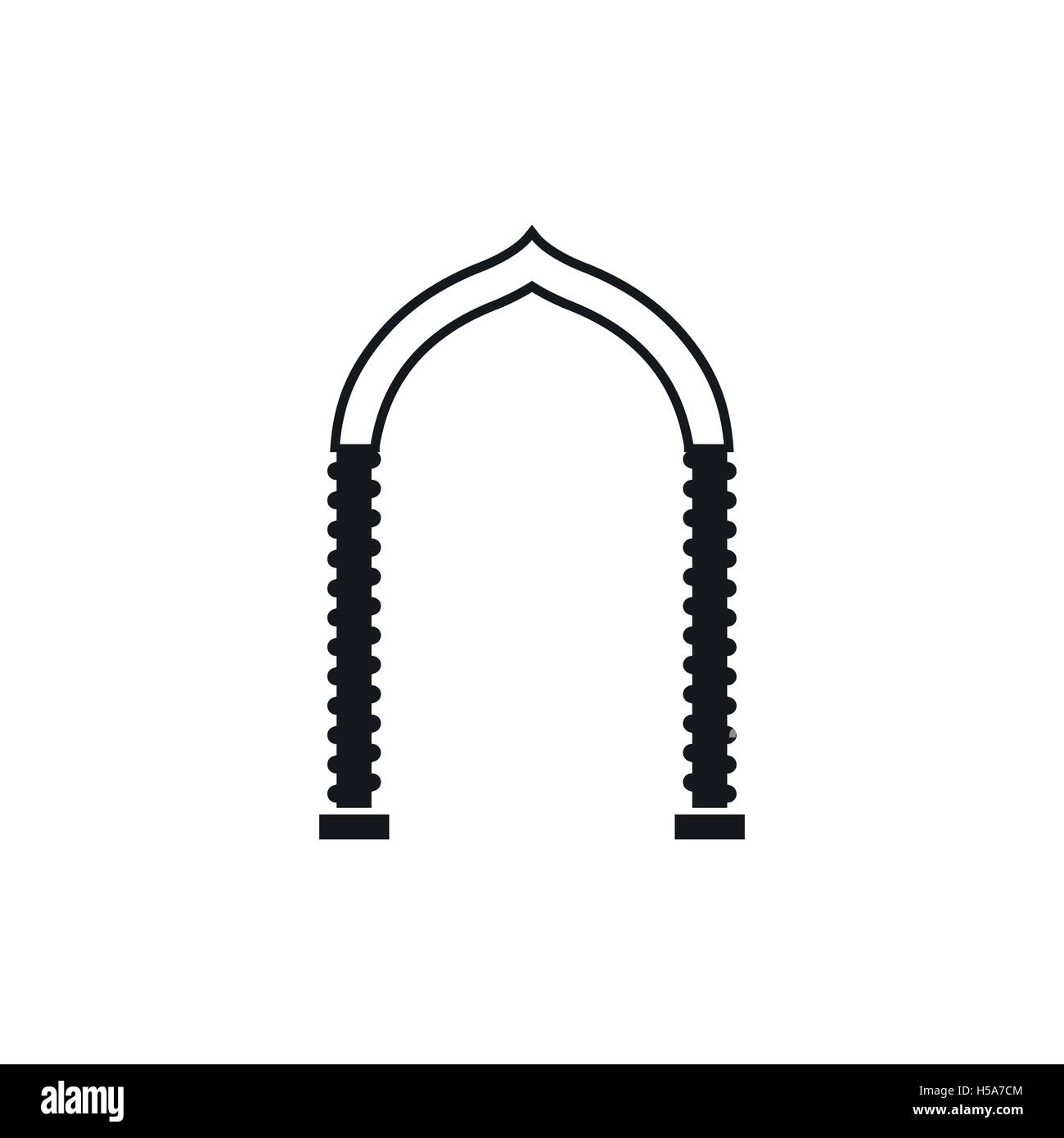 Arch icon, simple style Stock Vector Image & Art - Alamy