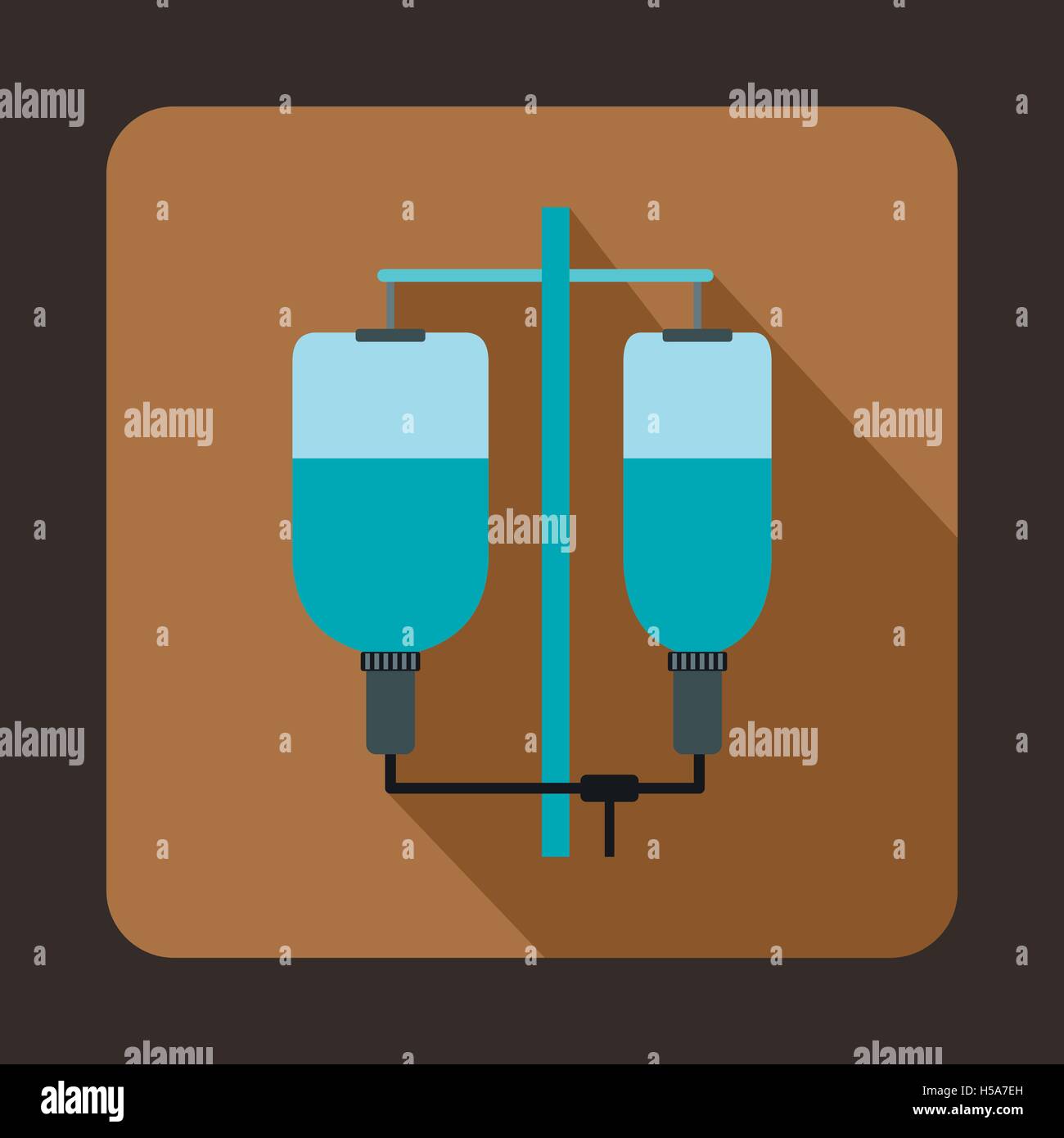 Intravenous infusion icon, flat style Stock Vector Image & Art - Alamy