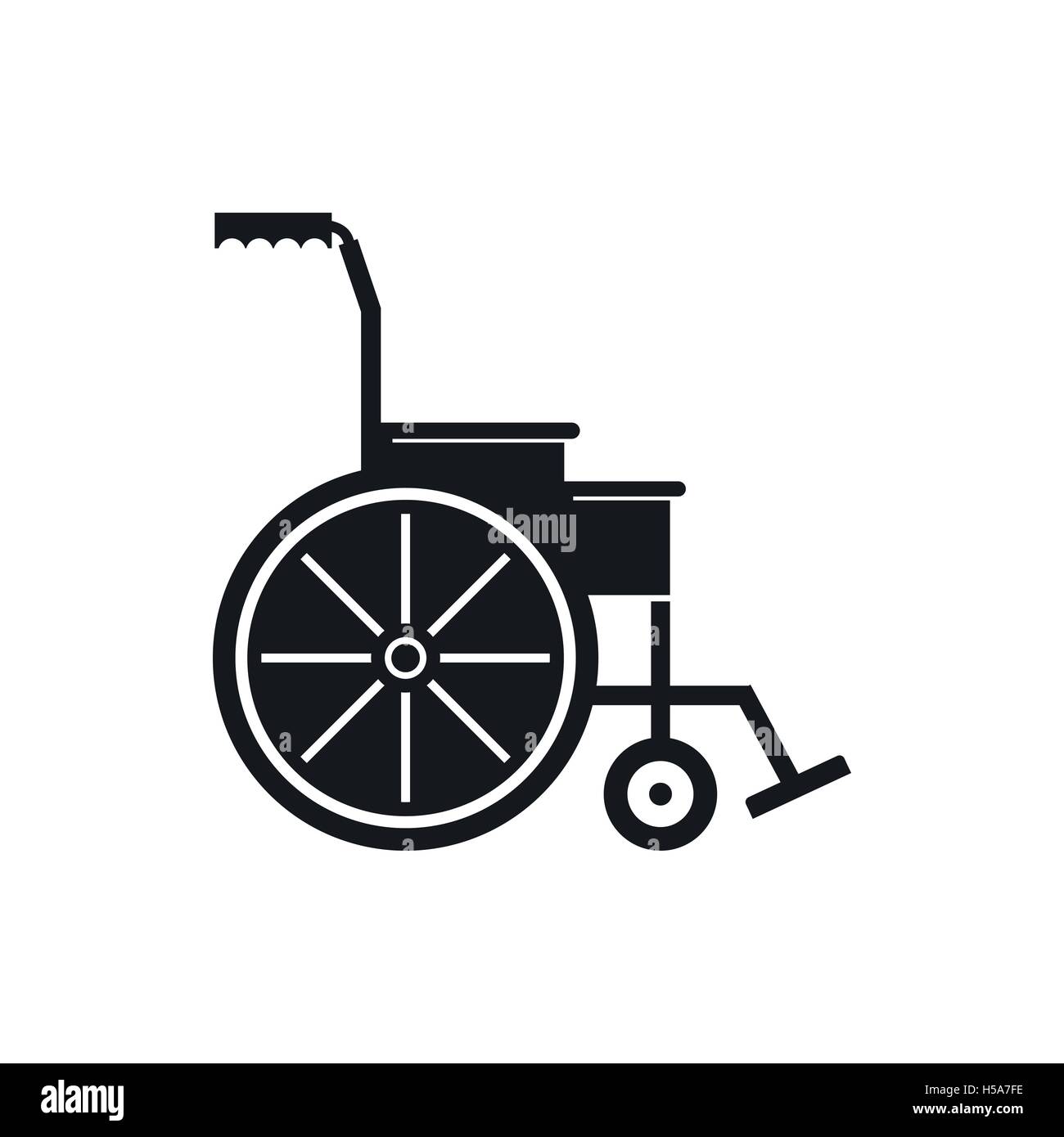 Wheelchair icon, simple style Stock Vector Image & Art - Alamy