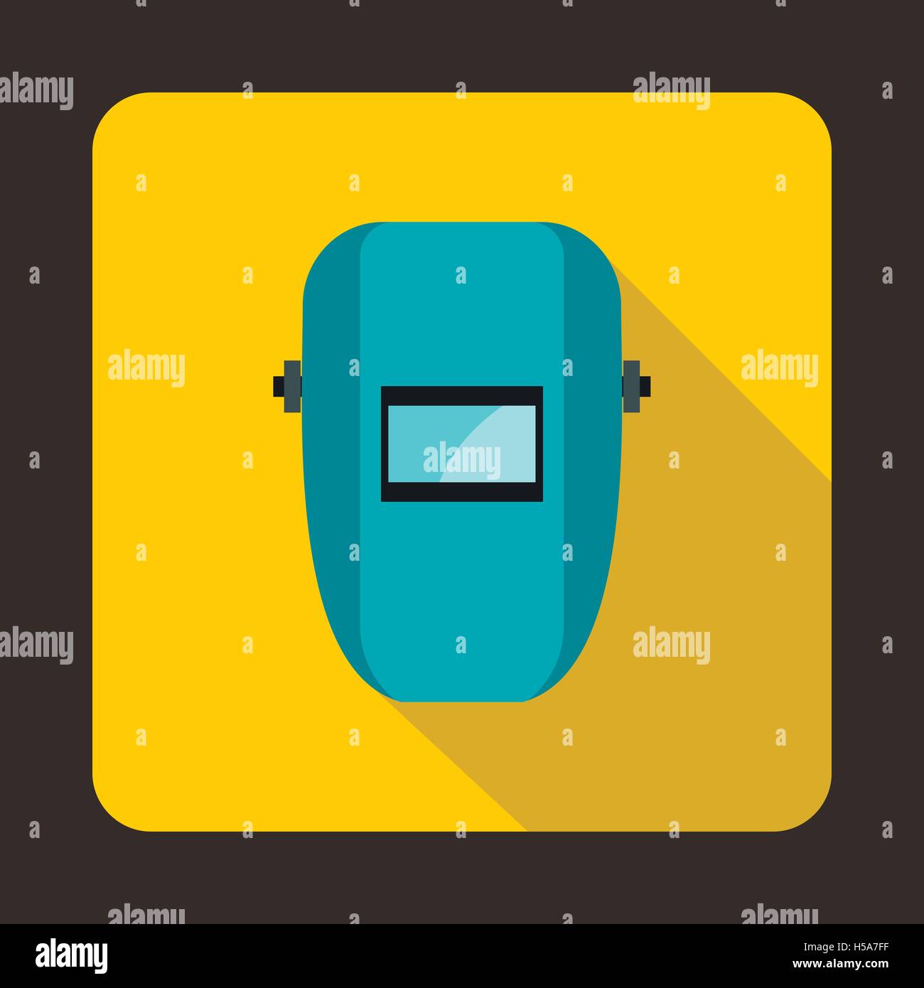 Welding mask icon in flat style Stock Vector Image & Art - Alamy