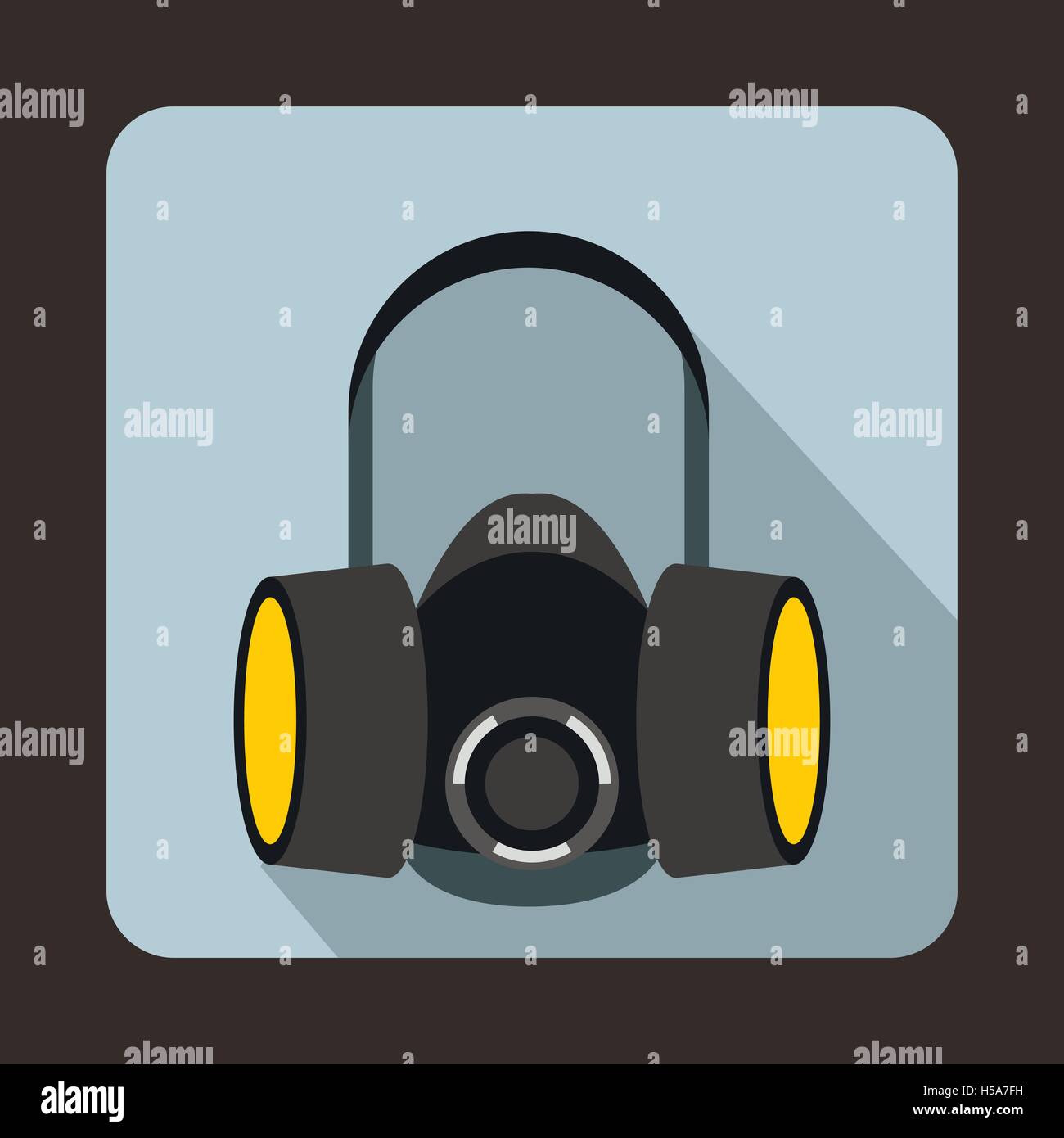 Respirator icon in flat style Stock Vector Image & Art - Alamy