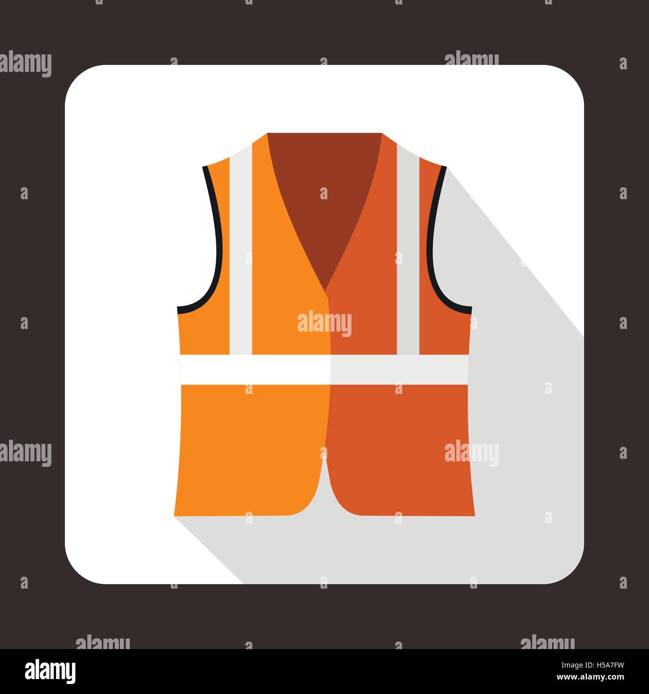 Orange fluorescent jacket Stock Vector Images - Alamy
