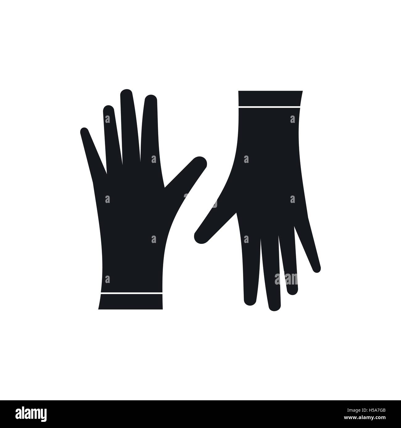 Protective gloves icon, simple style Stock Vector Image & Art - Alamy
