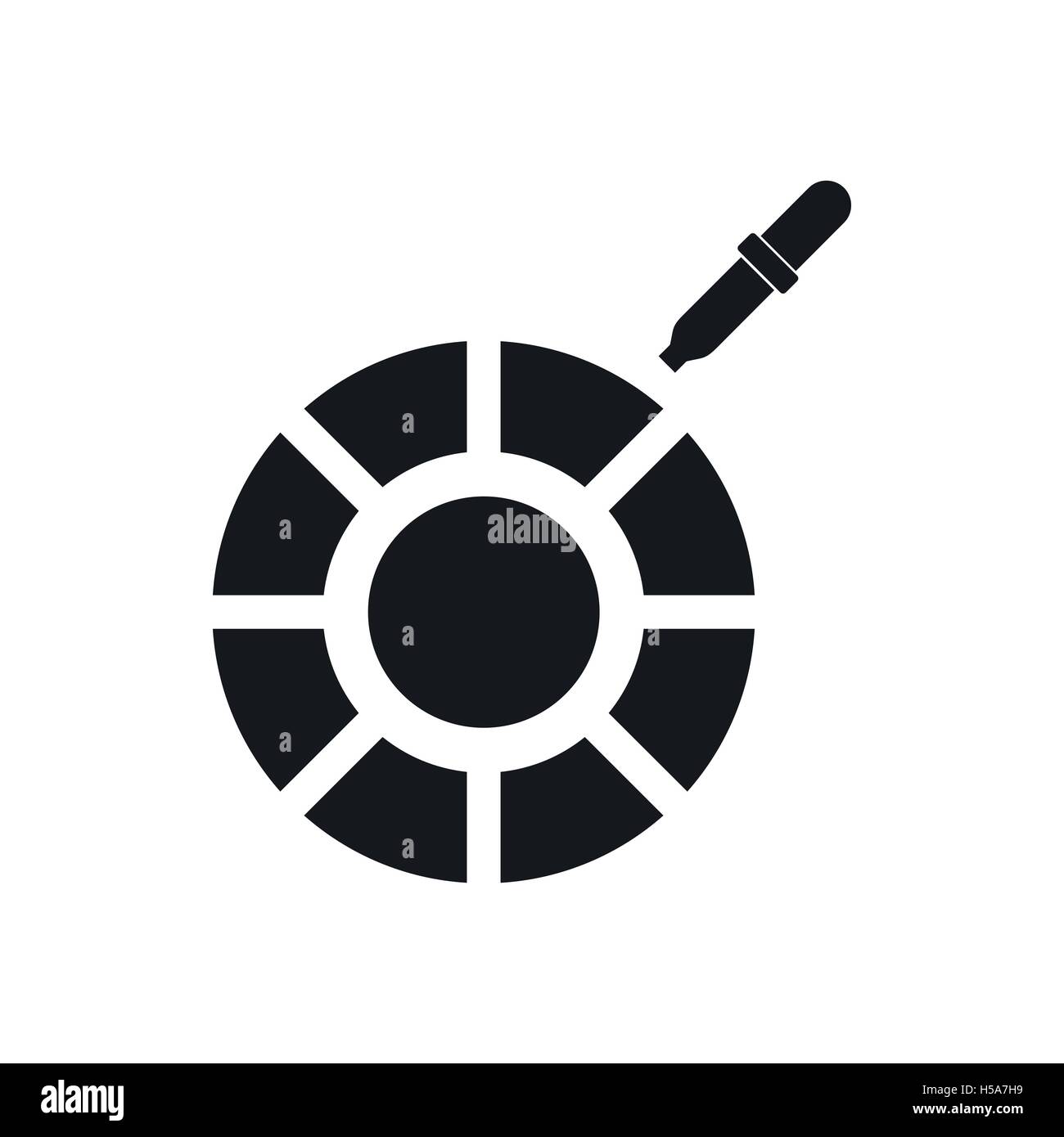 Color picker icon, simple style Stock Vector Image & Art - Alamy