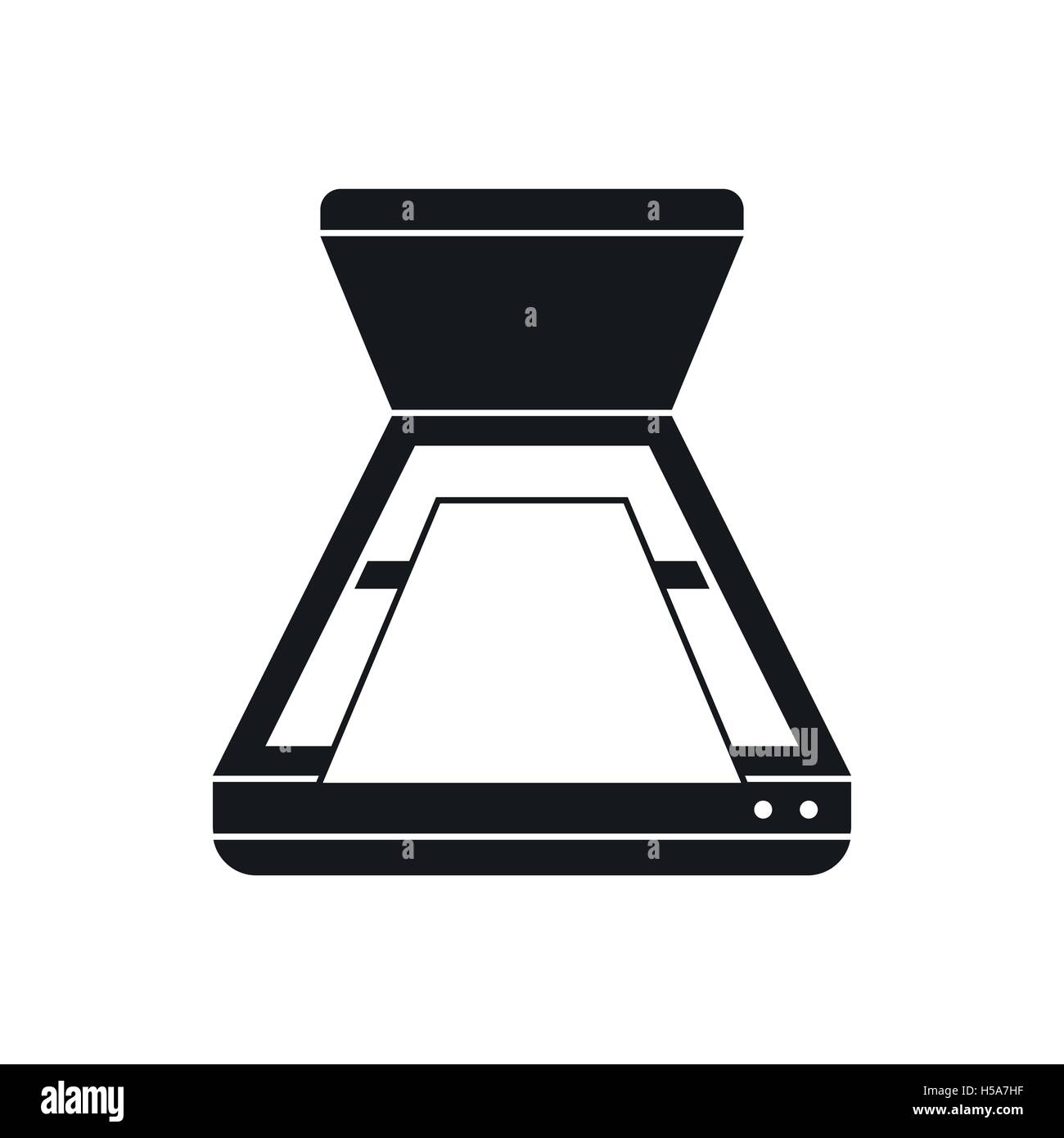 Open scanner icon, simple style Stock Vector Image & Art - Alamy