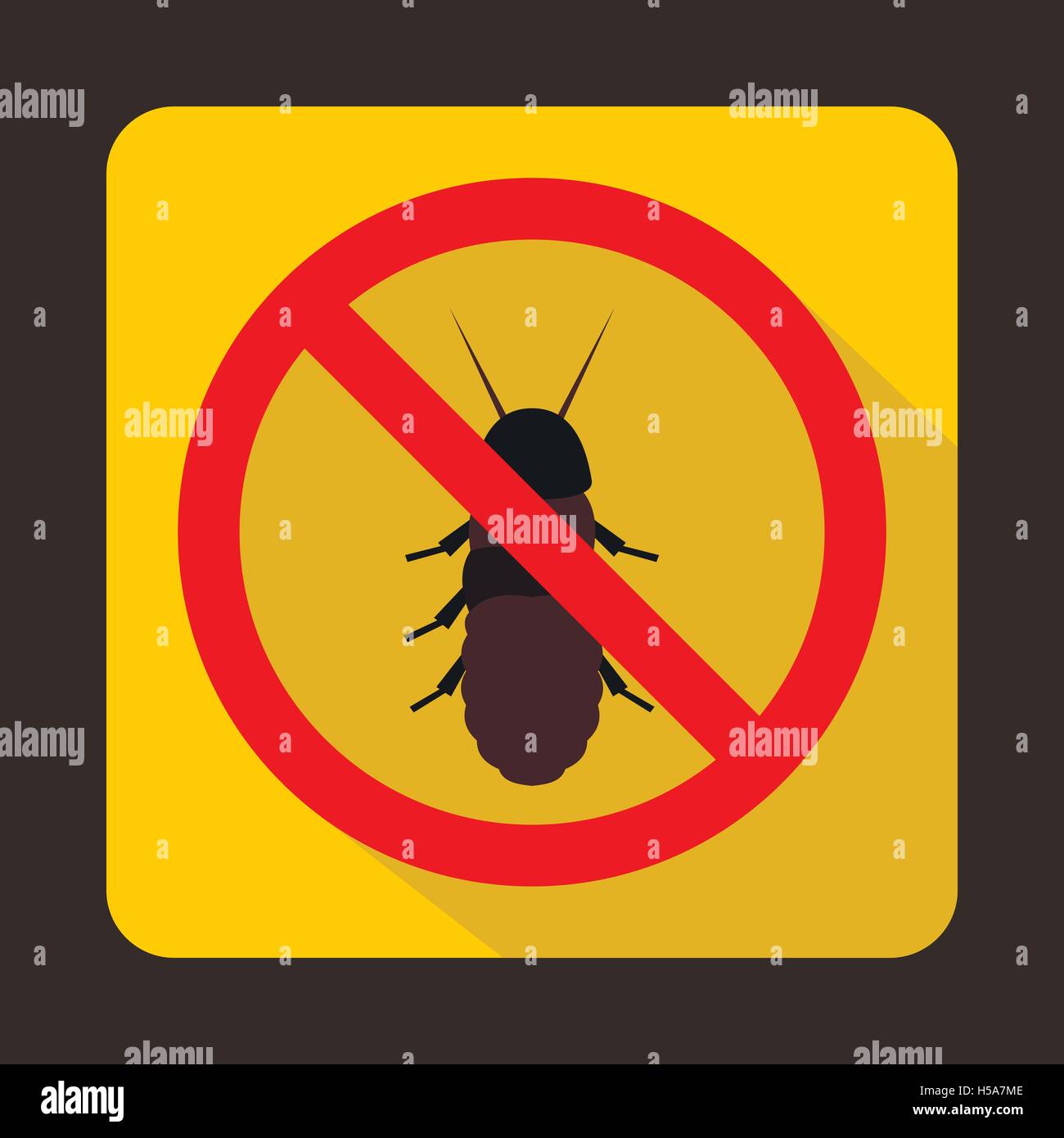 No termite sign icon, flat style Stock Vector Image & Art - Alamy