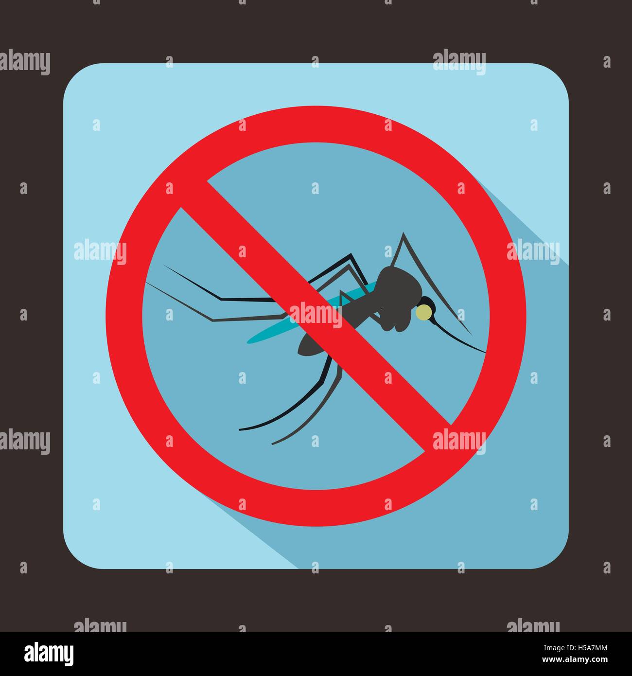 Stop mosquito red prohibition sign hi-res stock photography and images ...