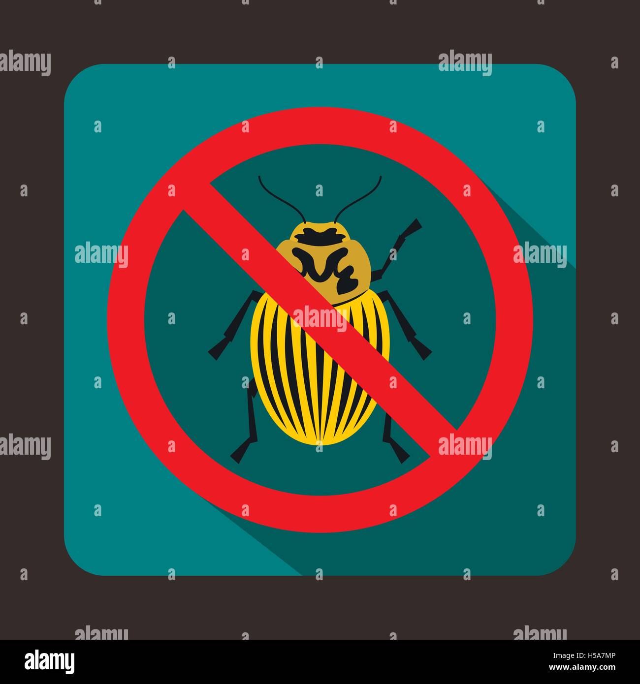 Colorado potato beetle parasite Stock Vector Images - Alamy