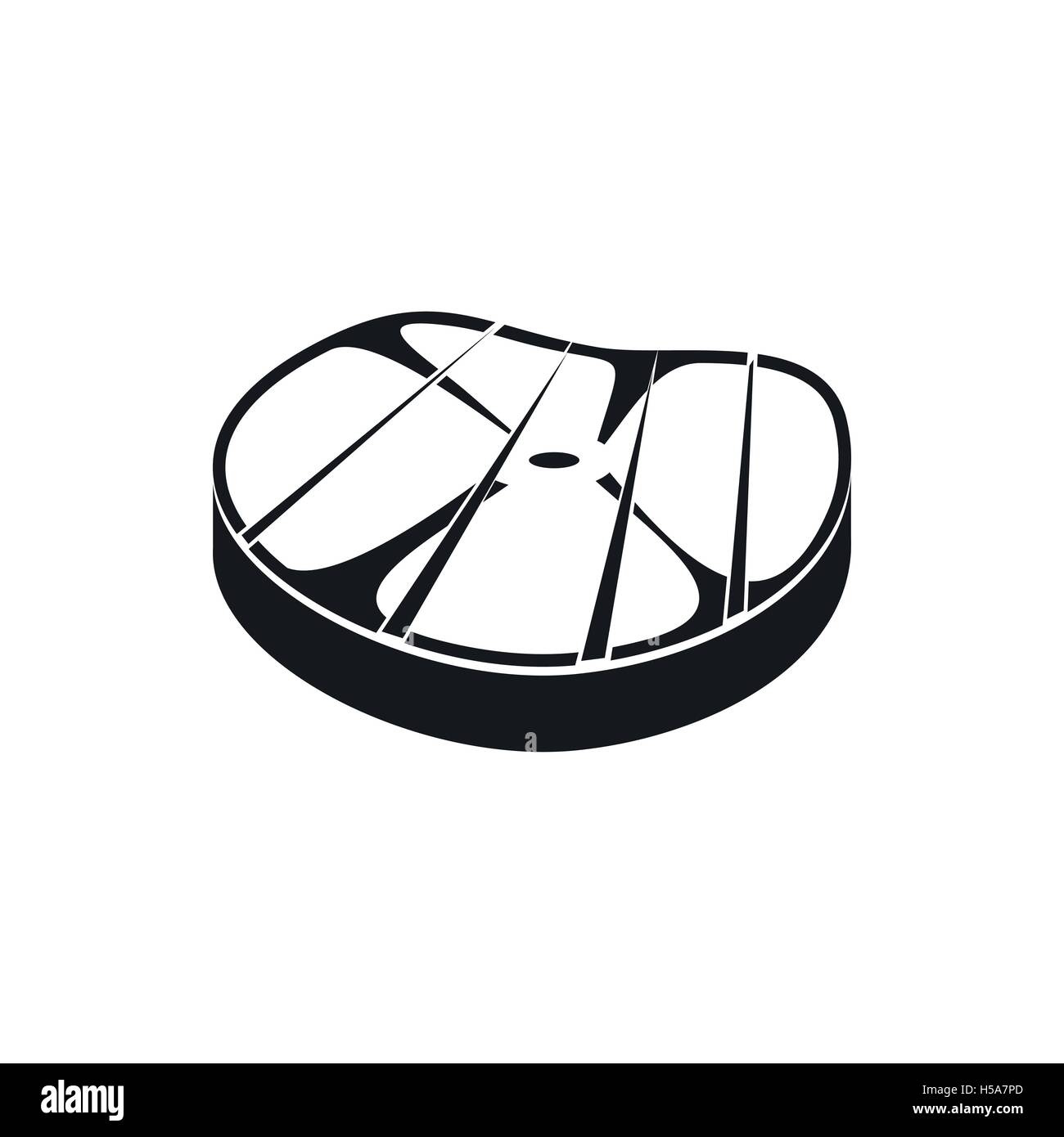 Steak Icon, simple style Stock Vector Image & Art - Alamy