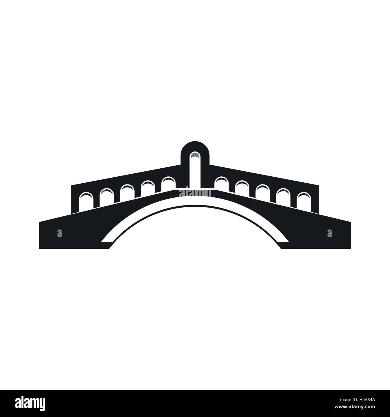 Bridge icon, simple style Stock Vector Image & Art - Alamy