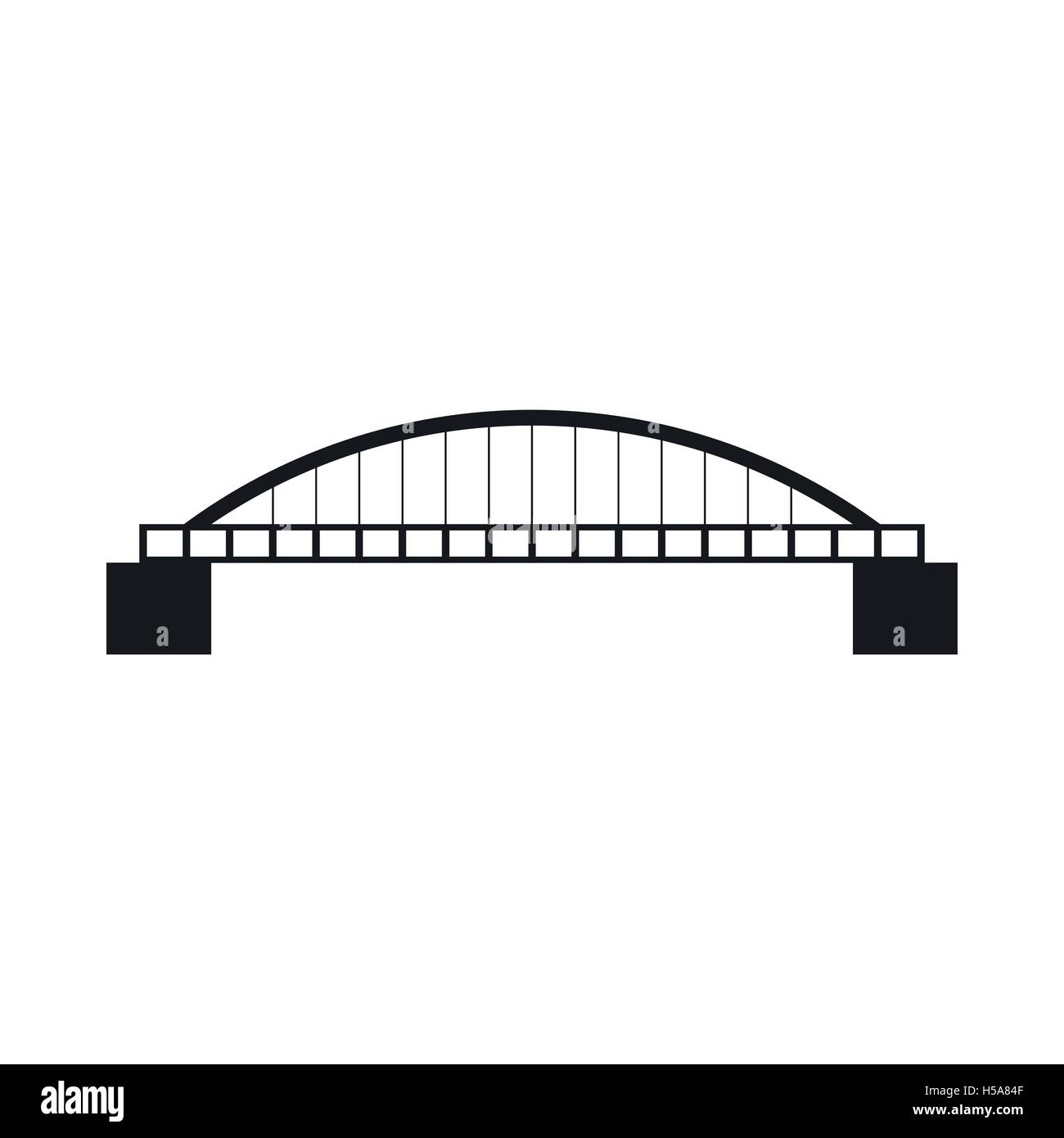 Bridge icon, simple style Stock Vector Image & Art - Alamy