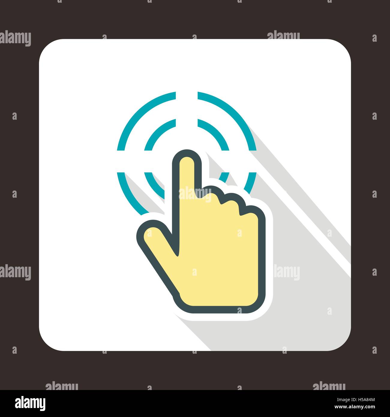 Mouse cursor selection icon, flat style Stock Vector Image & Art - Alamy