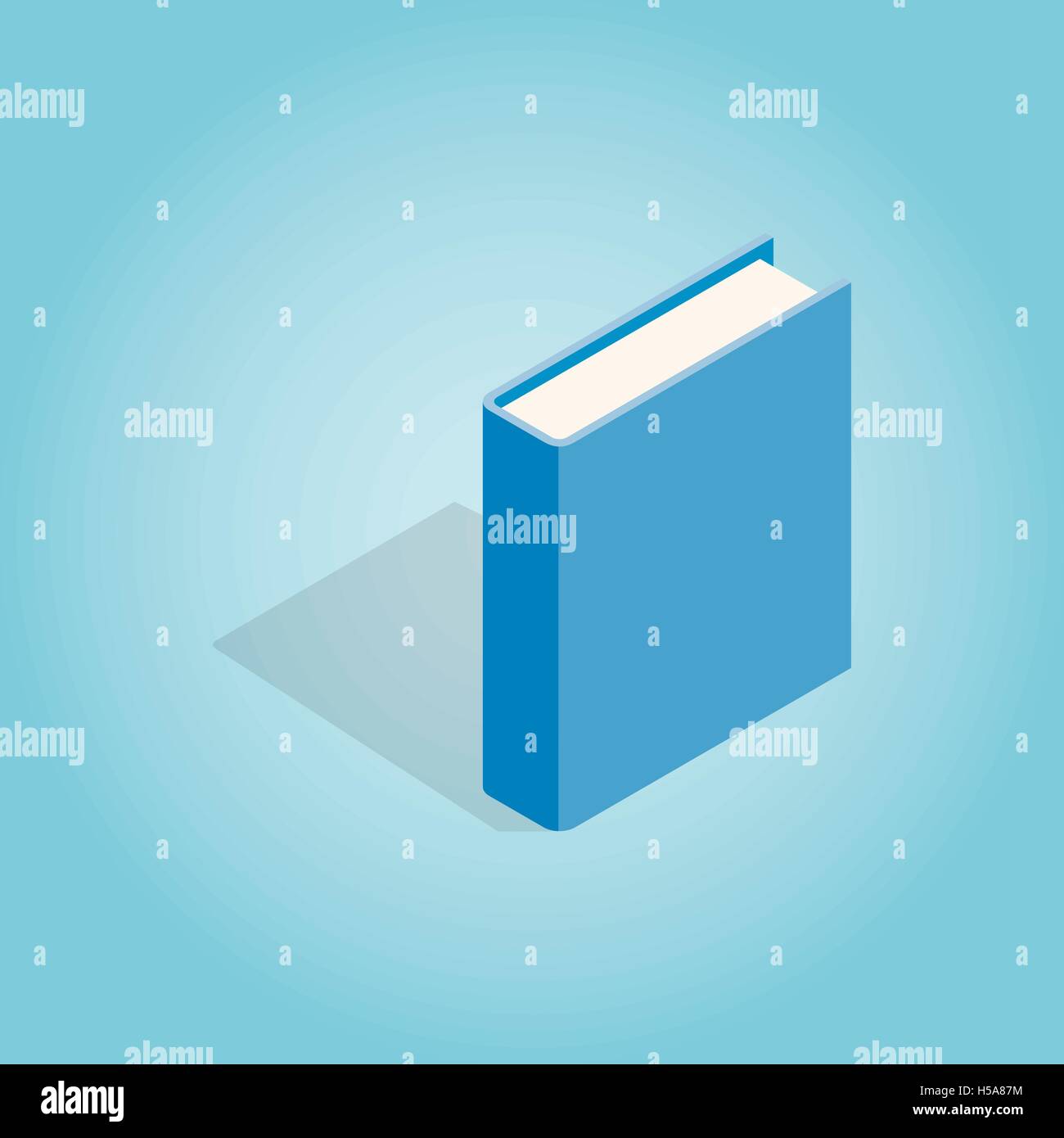 Blue book icon, isometric 3d style Stock Vector Image & Art - Alamy