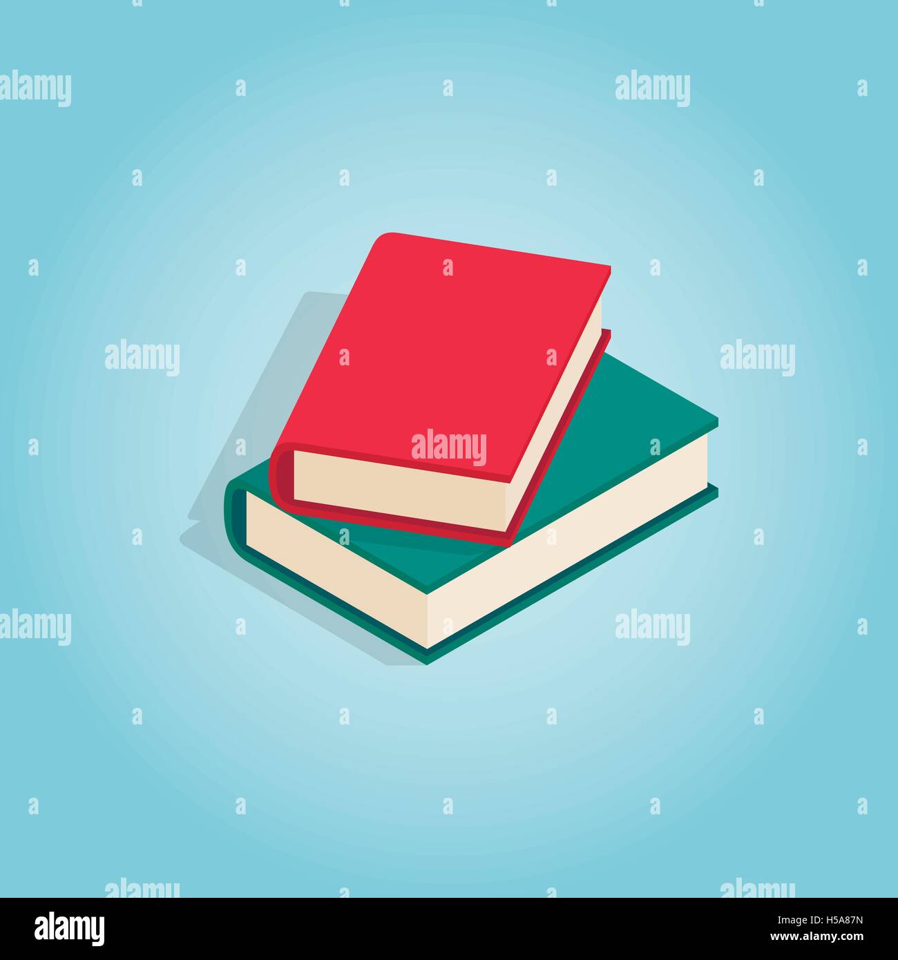 Two books isometric icon hi-res stock photography and images - Alamy