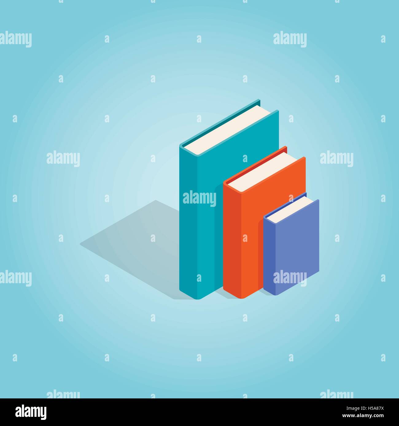 Three books standing vertically icon Stock Vector Image & Art - Alamy