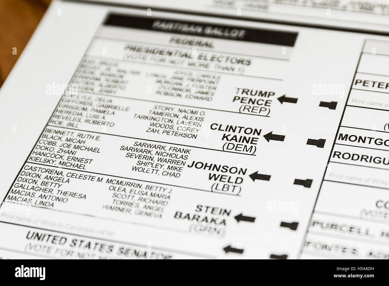 Selective focus party politics hi-res stock photography and images - Alamy