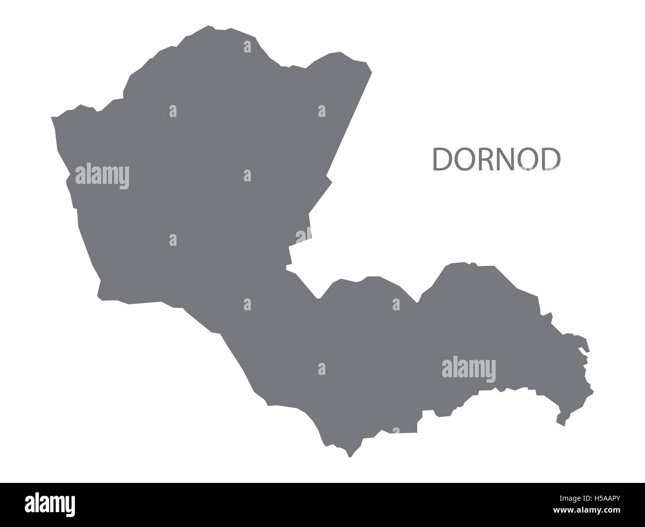 Dornod vector map hi-res stock photography and images - Alamy