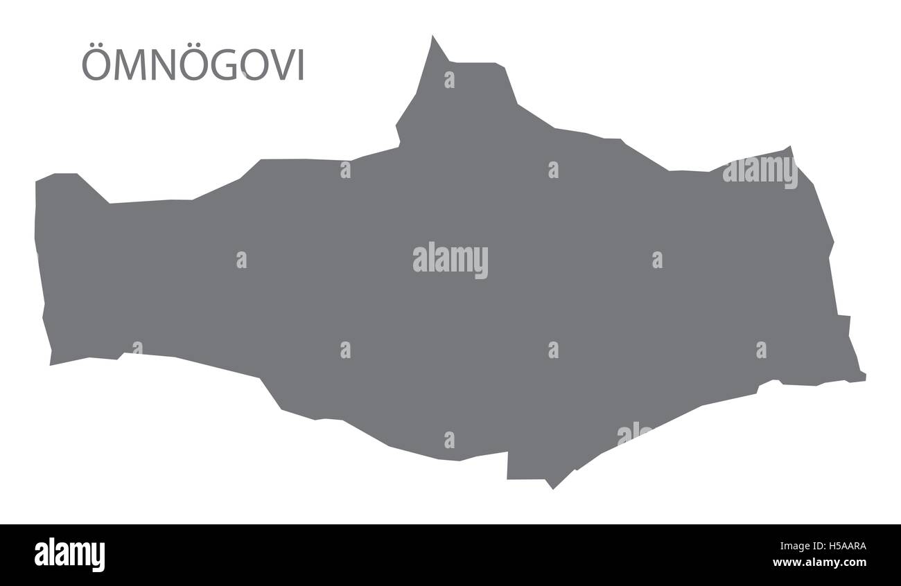 Omnogovi silhouette map hi-res stock photography and images - Alamy