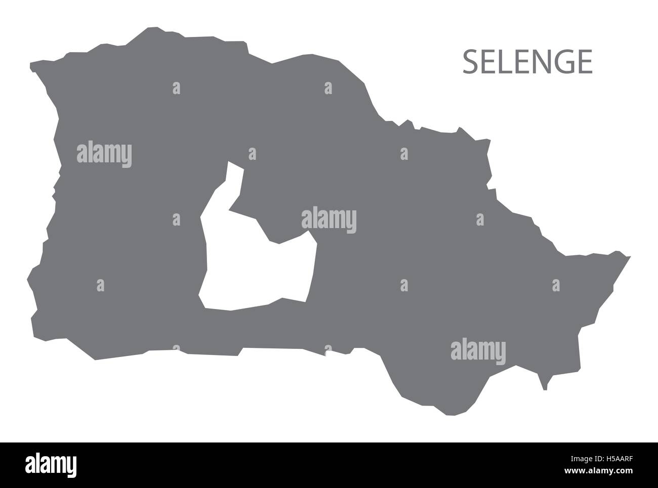 Selenge Mongolia Map grey Stock Vector Image & Art - Alamy