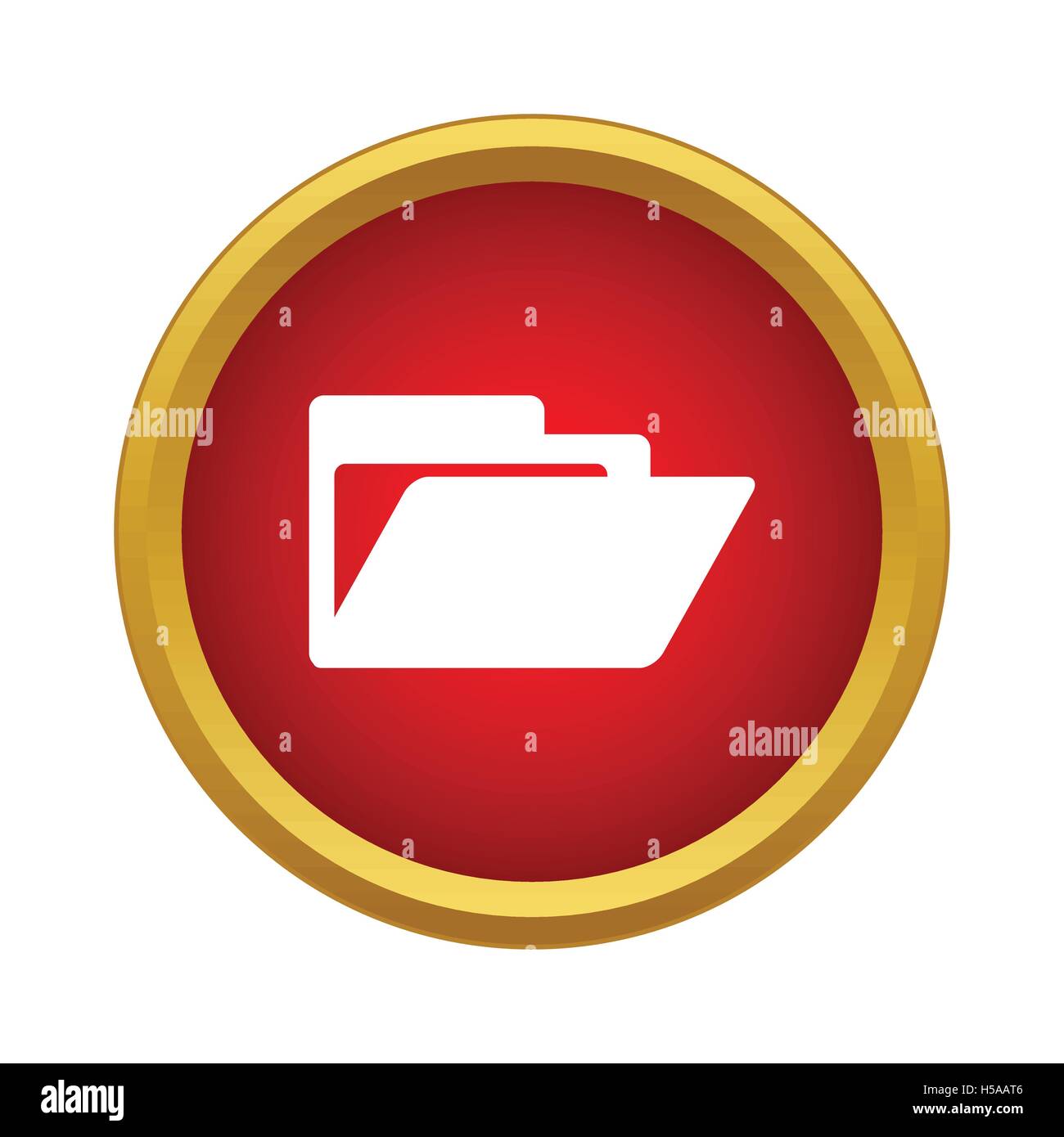 Folder icon, simple style Stock Vector Image & Art - Alamy