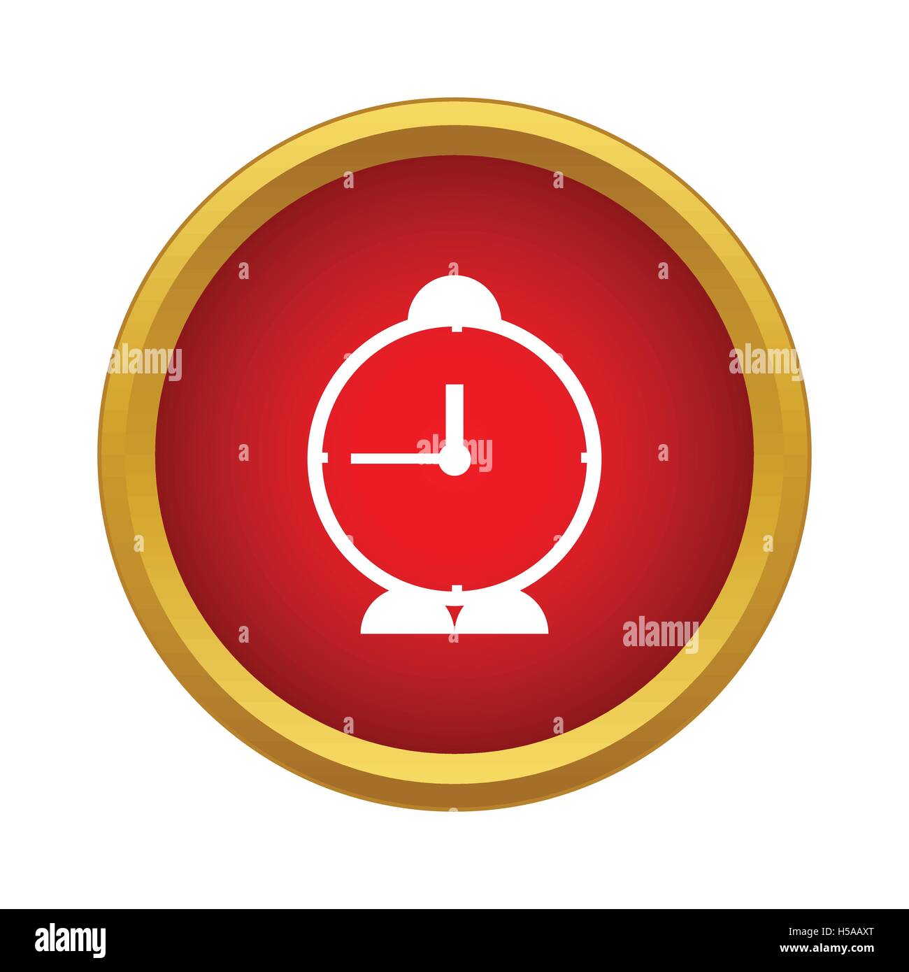 Alarm clock Icon, simple style Stock Vector Image & Art - Alamy