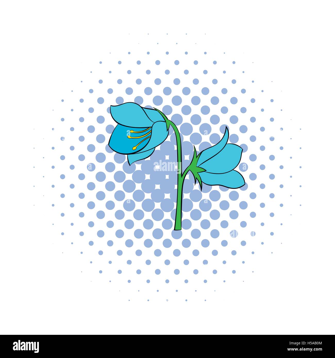 Bellflower symbol Stock Vector Images - Alamy