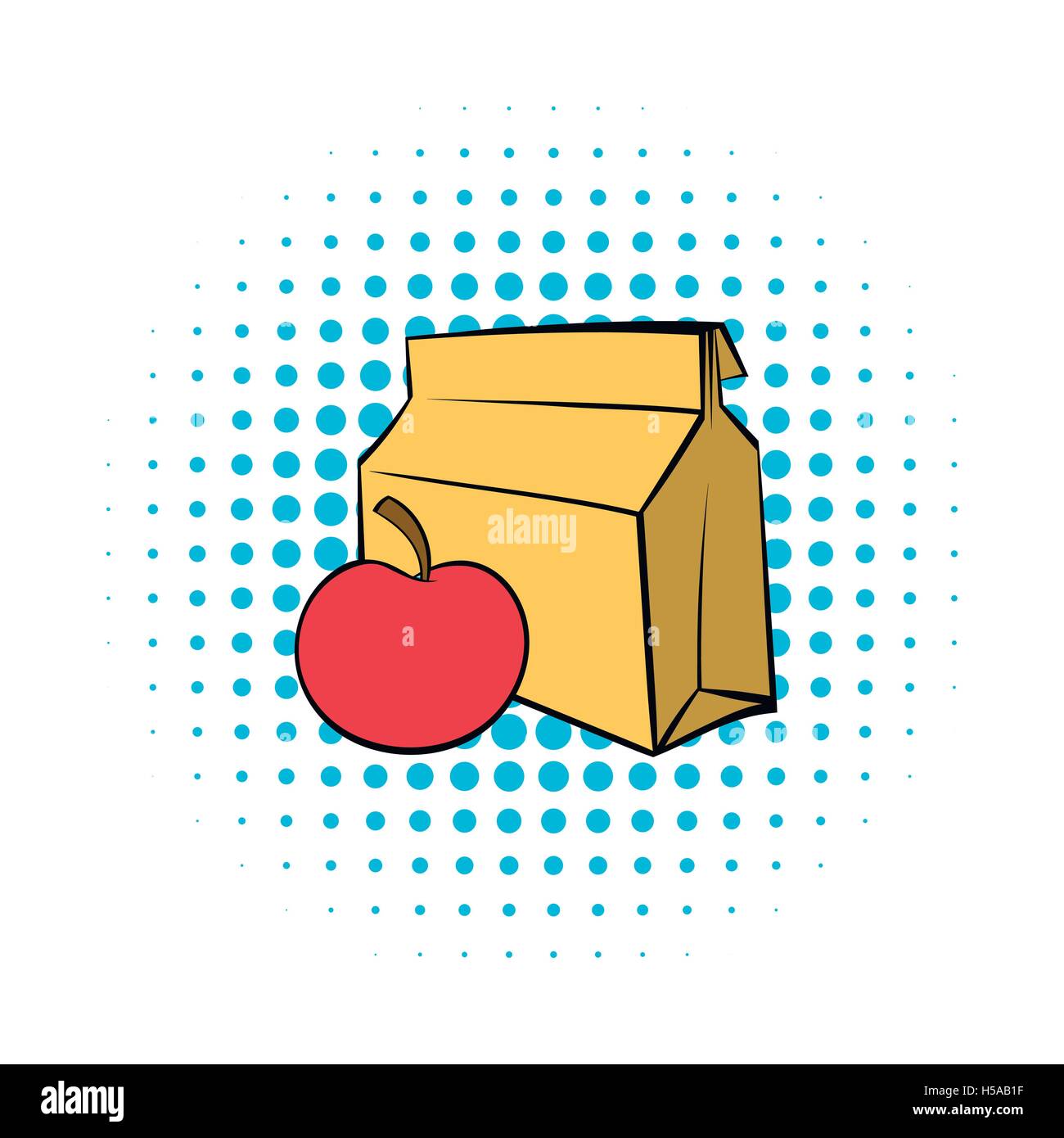 Carry lunch pail kid Stock Vector Images - Alamy