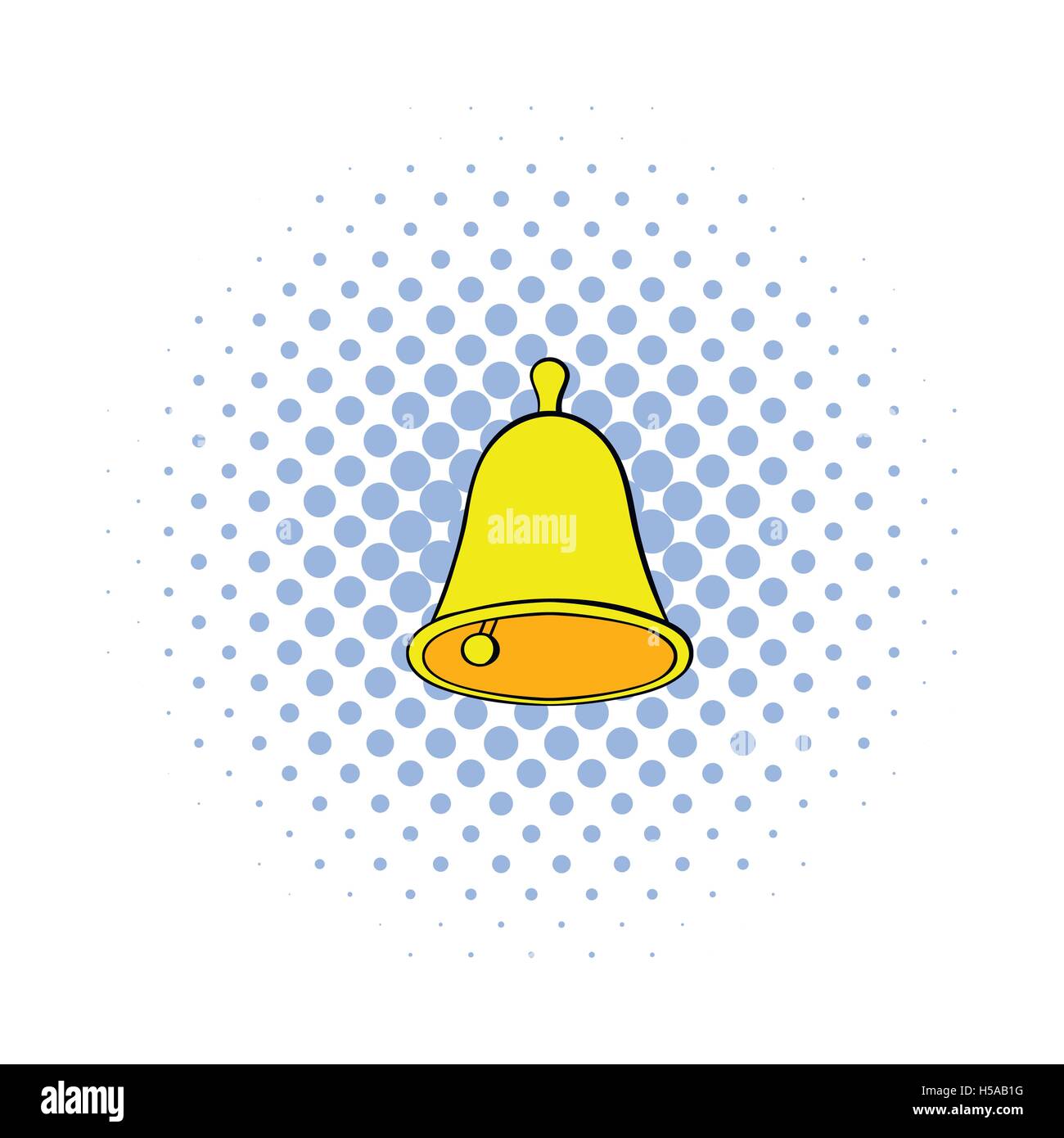 Ringing dinner bell Stock Vector Images - Alamy