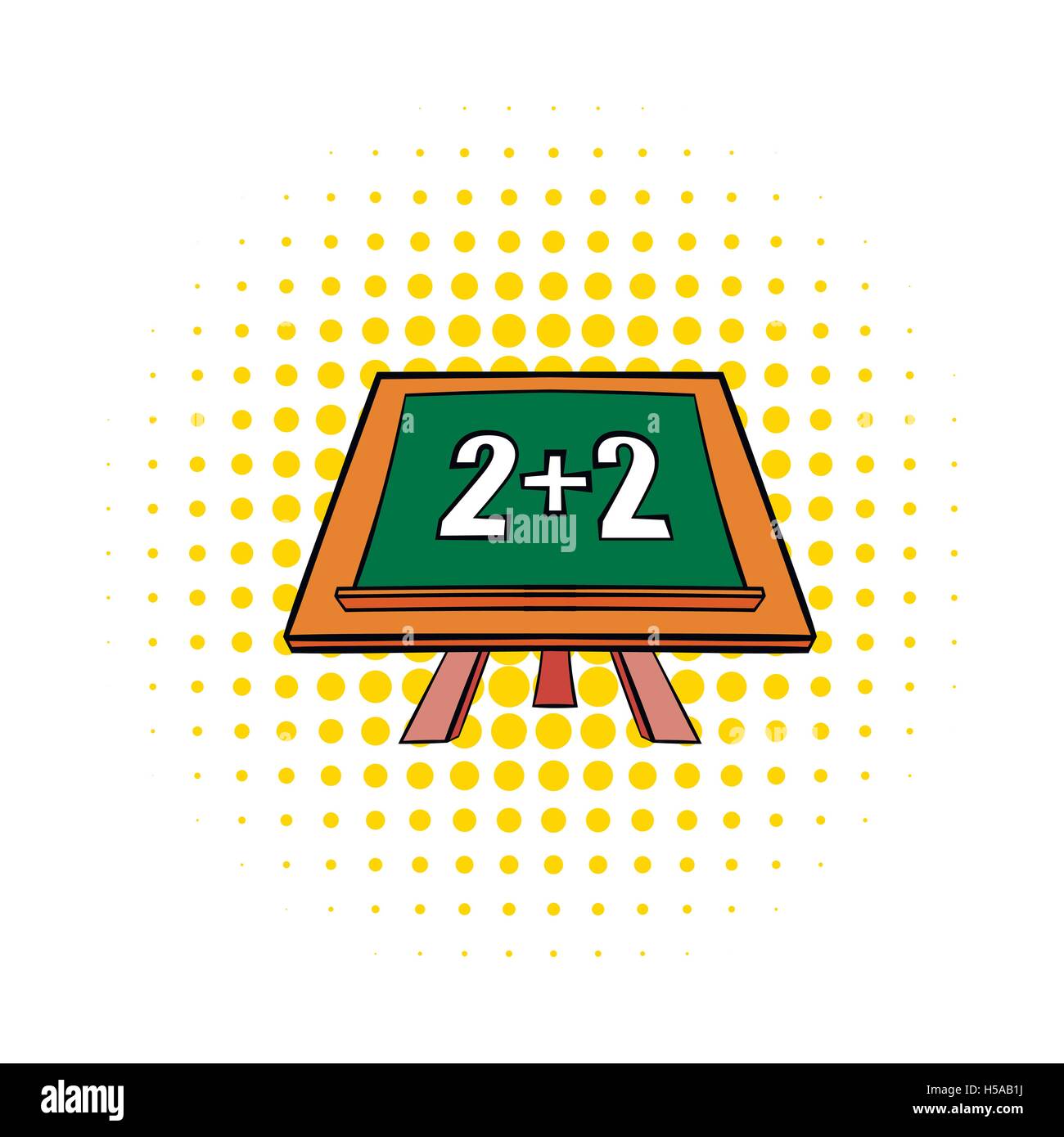 Business equation, blackboard Stock Vector Images - Alamy