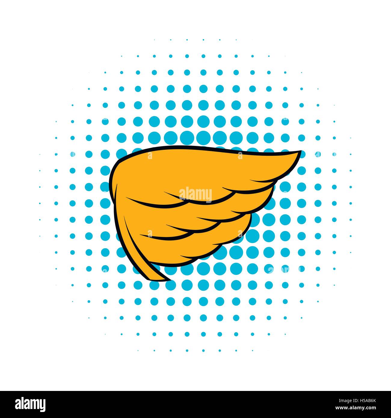 Wing icon, pop-art style Stock Vector Image & Art - Alamy