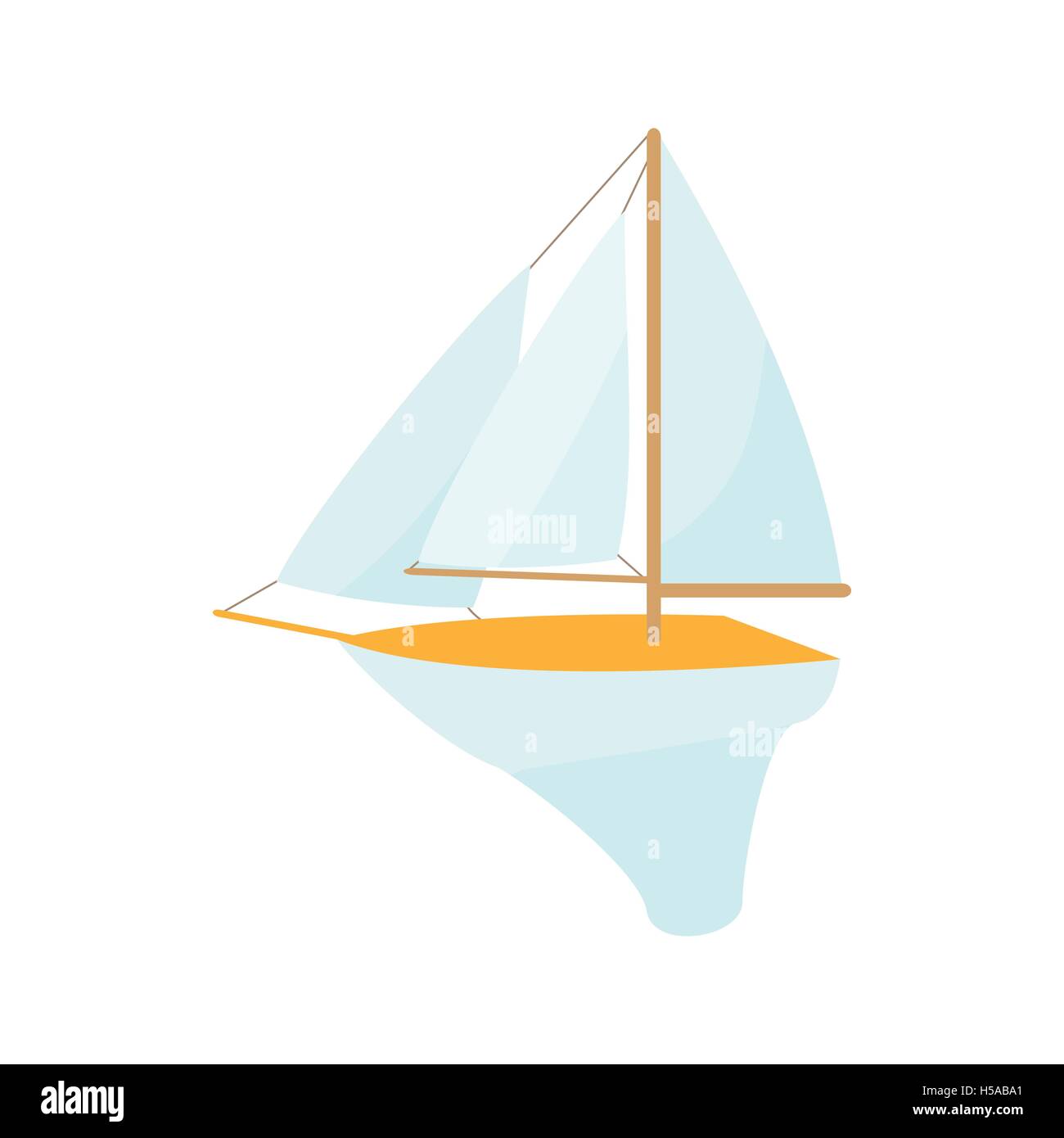 Car towing trailer boat Stock Vector Images - Alamy