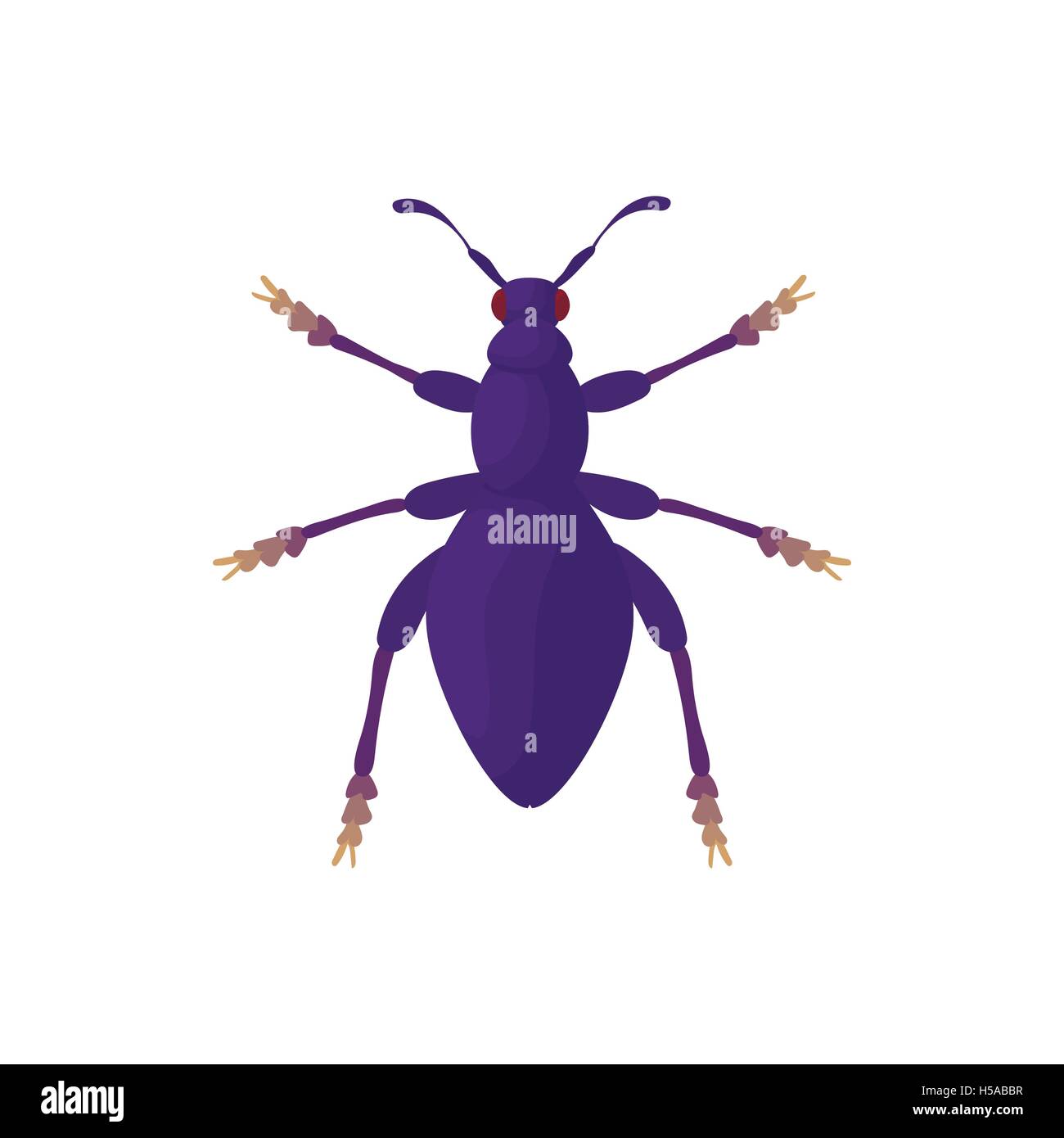 Bug icon, cartoon style Stock Vector Image & Art - Alamy