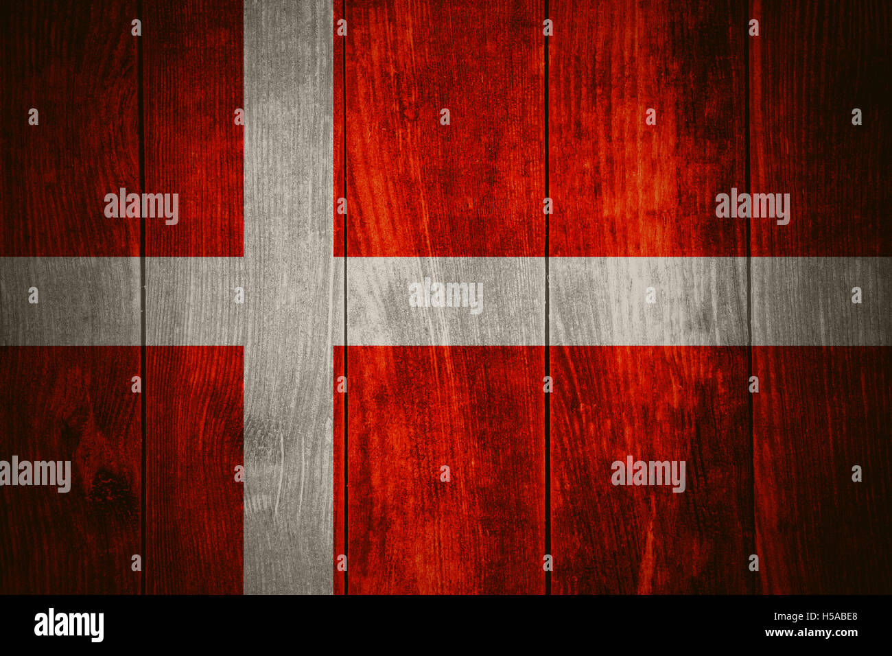 Denmark wooden flag hi-res stock photography and images - Alamy